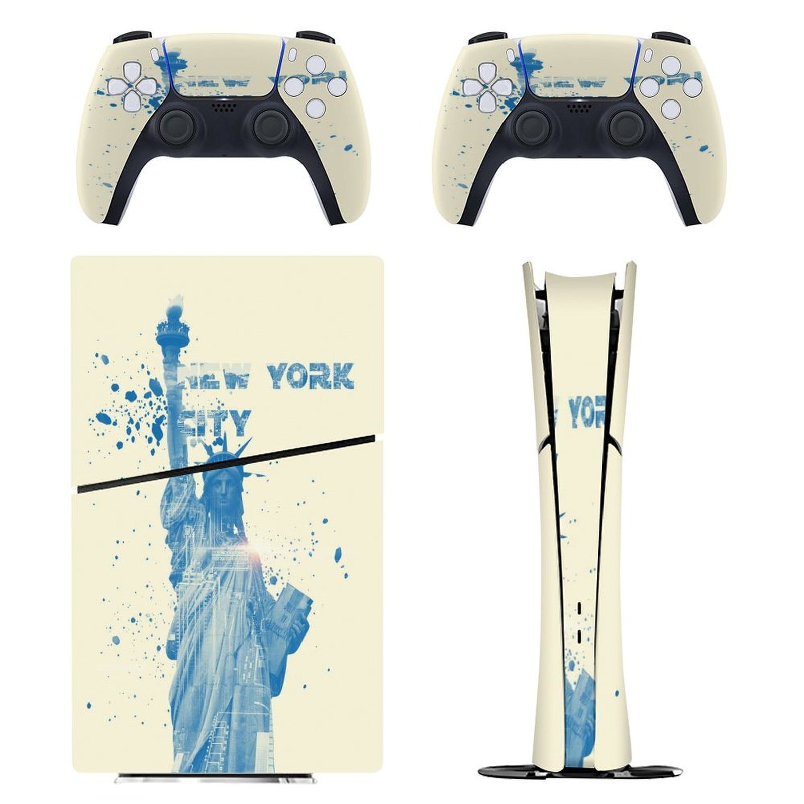 American New York T-shirt PS5/PS5 Slim Digital Disc Skin Sticker For ...
