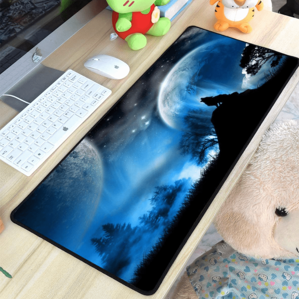 American Notions Large Long Computer Mat, Gaming Mouse Pad XL, Non-Slip ...