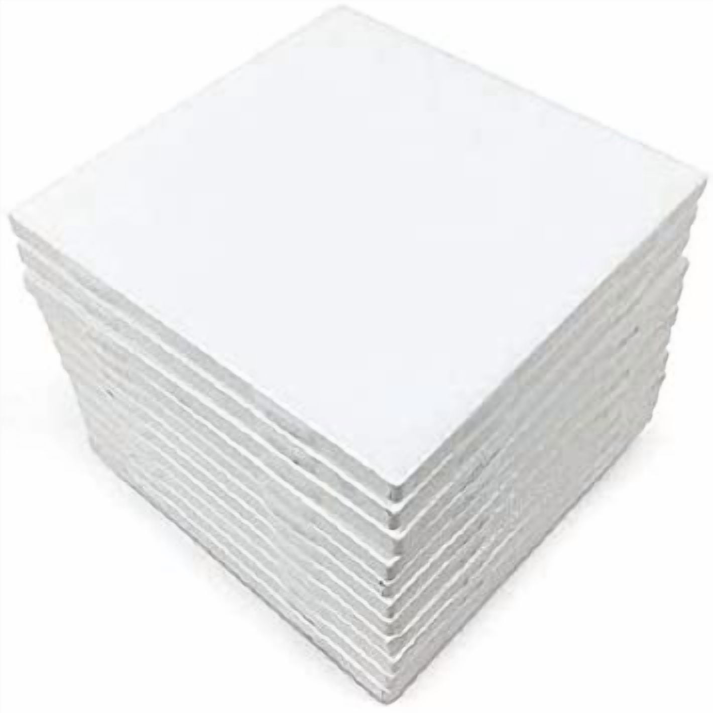 American Olean 3 Set by 12 Glossy White Ceramic Tiles for Arts & Crafts ...