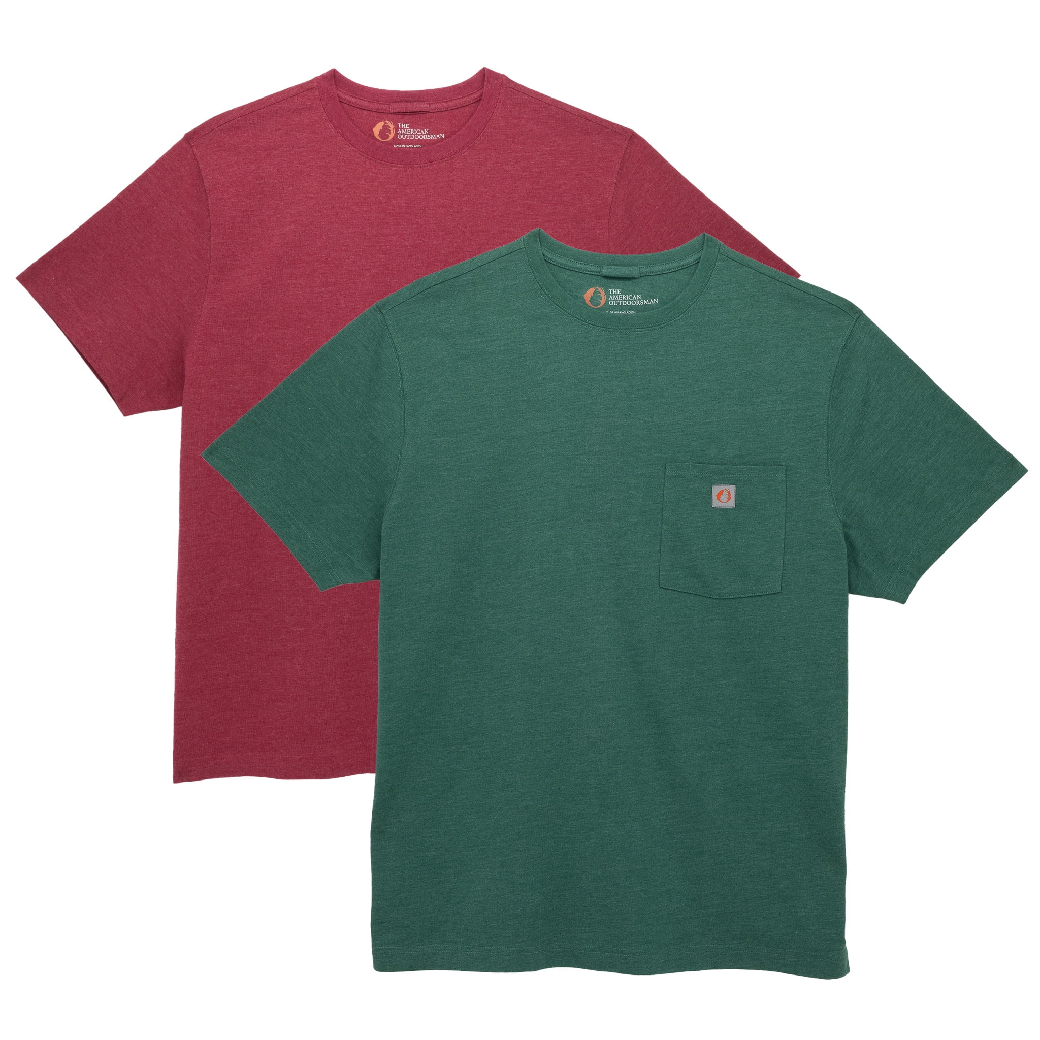 The American Outdoorsman Men's Short Sleeve Rugged Workwear T-Shirt 2 ...
