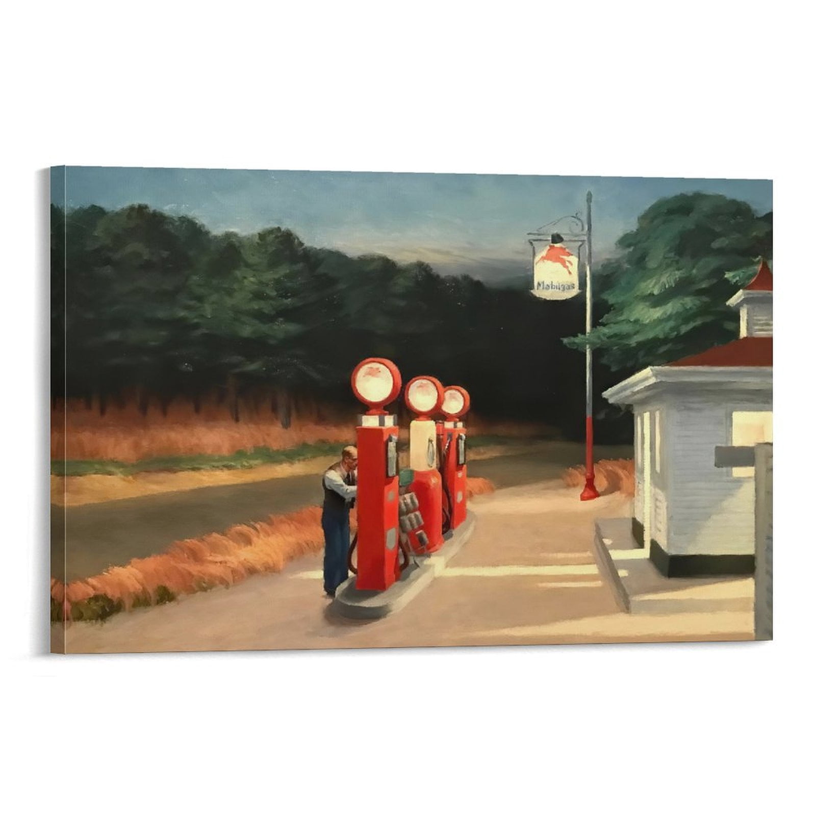 American Painter Edward Hopper Gas Poster Print Photo Art Painting ...