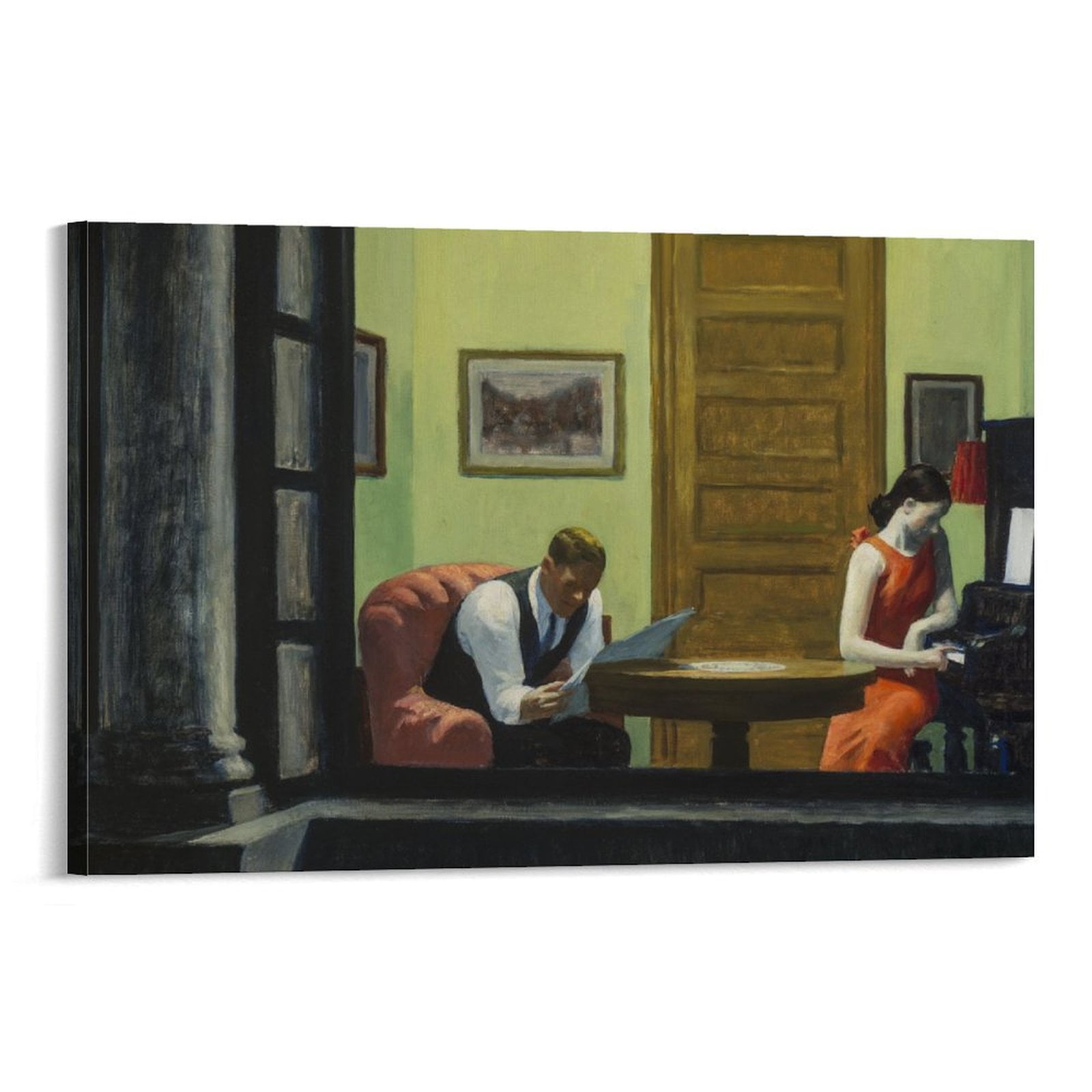 American Painter Edward Hopper Room in New York Poster Room Aesthetic ...