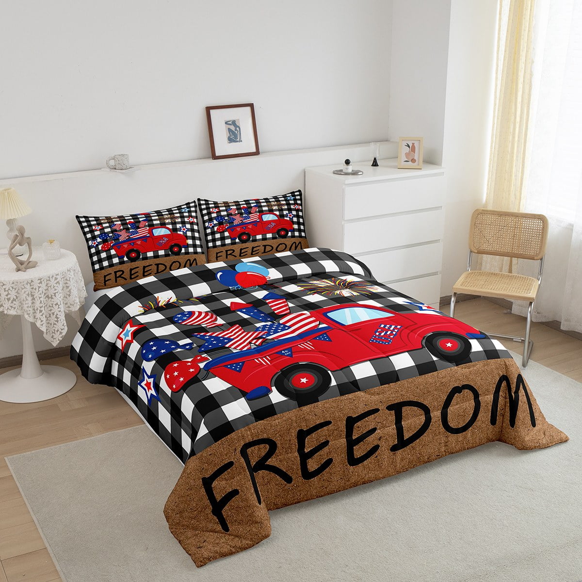 American Patrioctic Comforter Set 4th of July King Bed Comforter Set ...