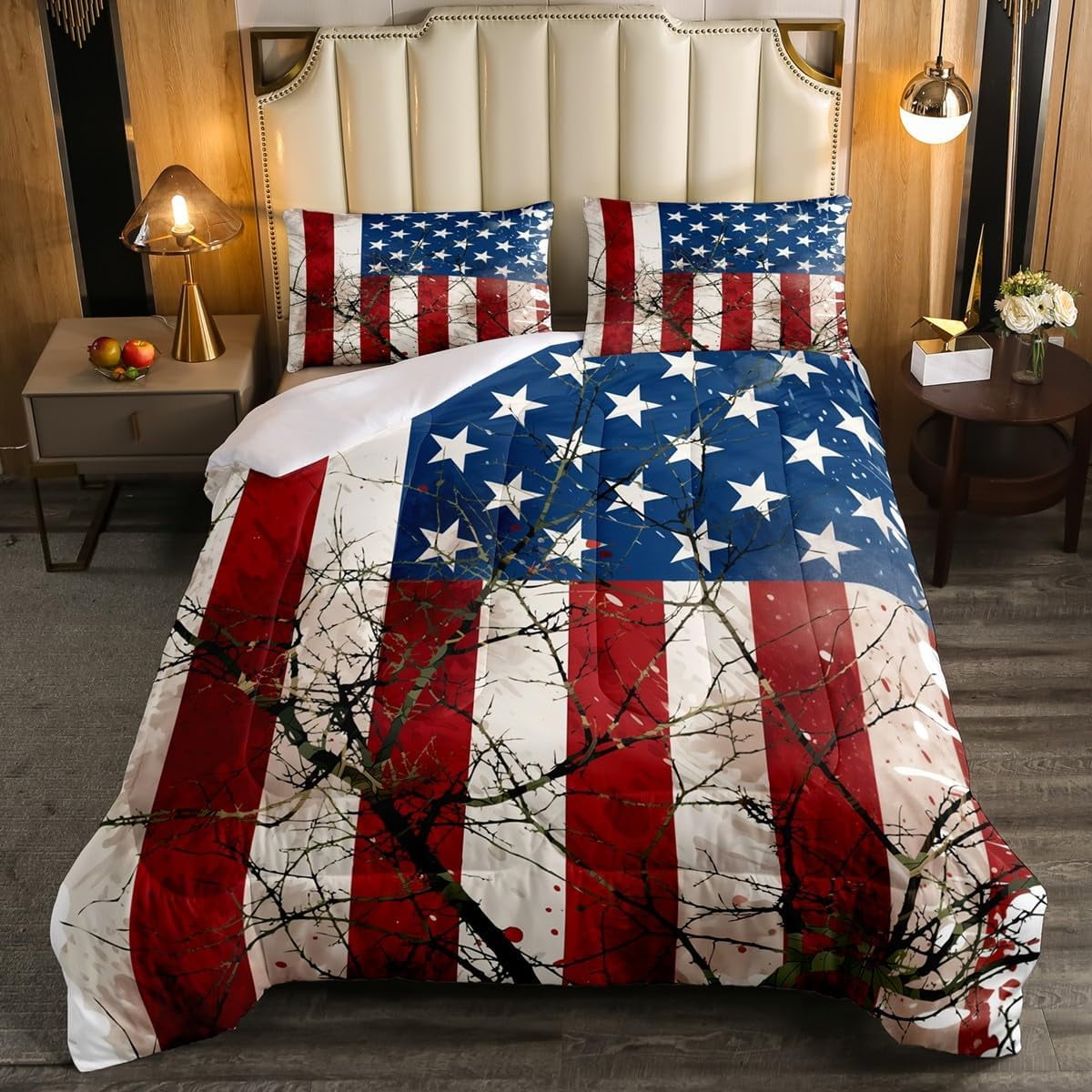 American Patrioctic Comforter Set 4th of July Twin Bed Comforter Set ...