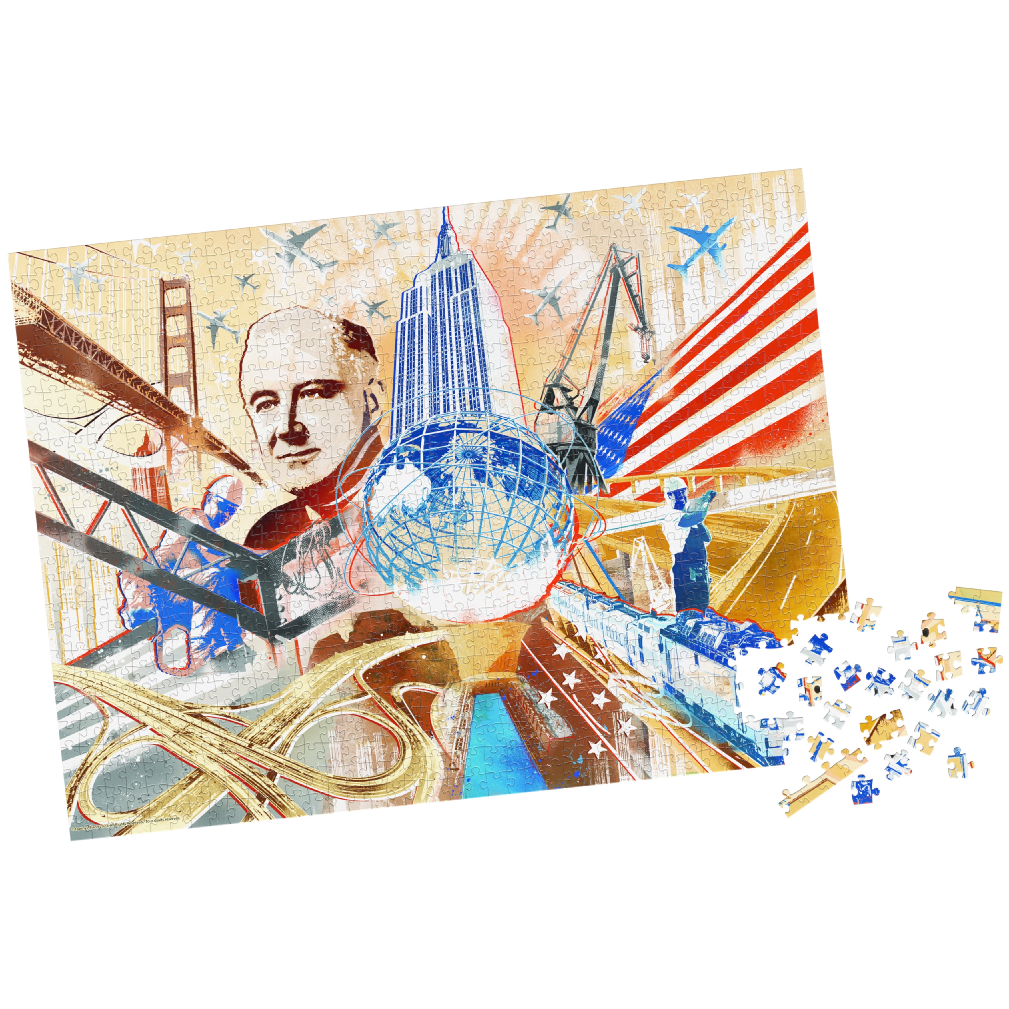 American Patriot 1000-Piece Renewing America Puzzle Walmart Exclusive ...