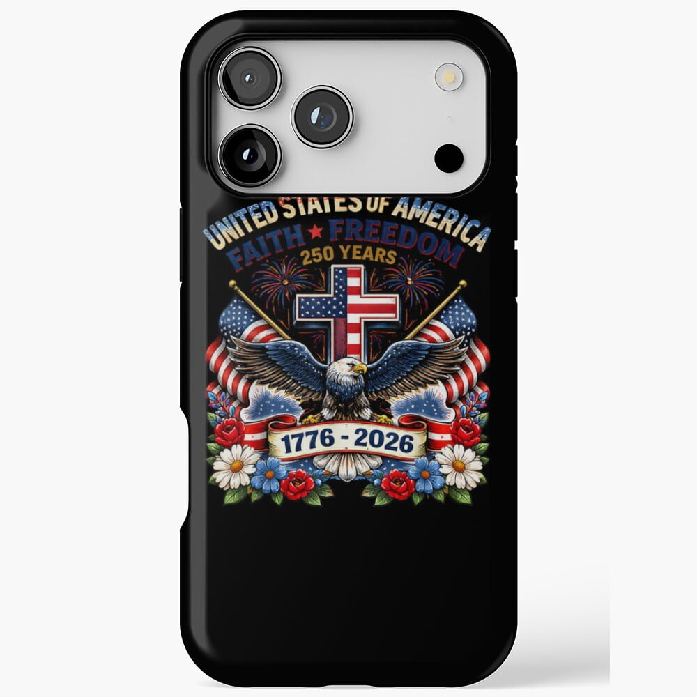 American Patriot Eagle Cross FlagPhone Case for iPhone 17 11 12 13 14 ...