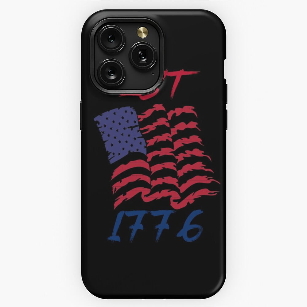 American Patriot Flag 1776 Eagle Design iPhone Case 17 11 12 13 14 15 ...