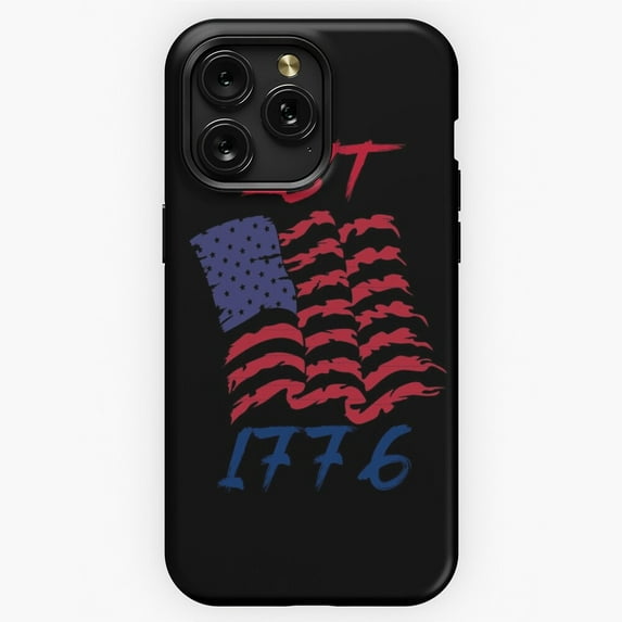 American Patriot Flag 1776 Eagle Design iPhone Case 17 11 12 13 14 15 ...