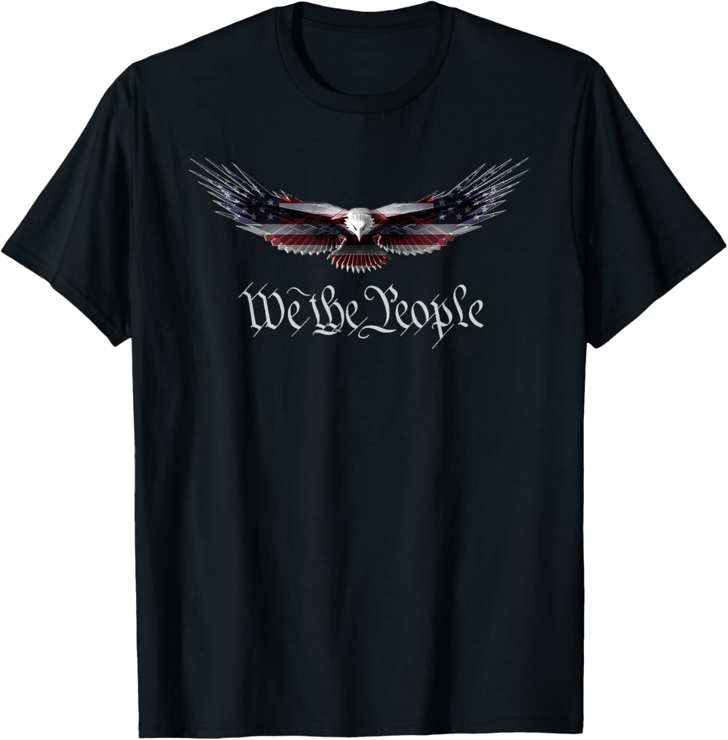 American Patriot Freedom Eagle USA Flag T-Shirt T-Shirt - Walmart.com