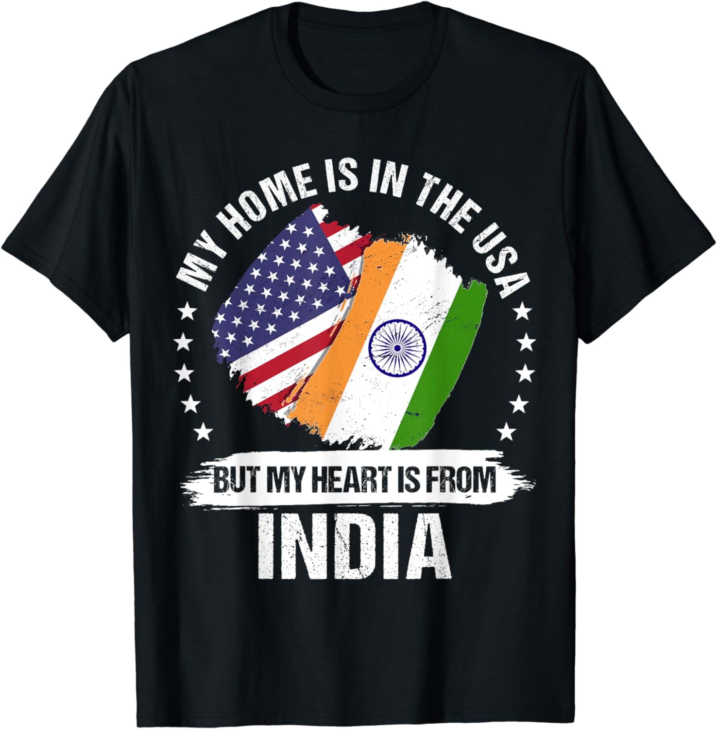 American Patriot India Flag American Indian Roots T-Shirt mens t shirt ...