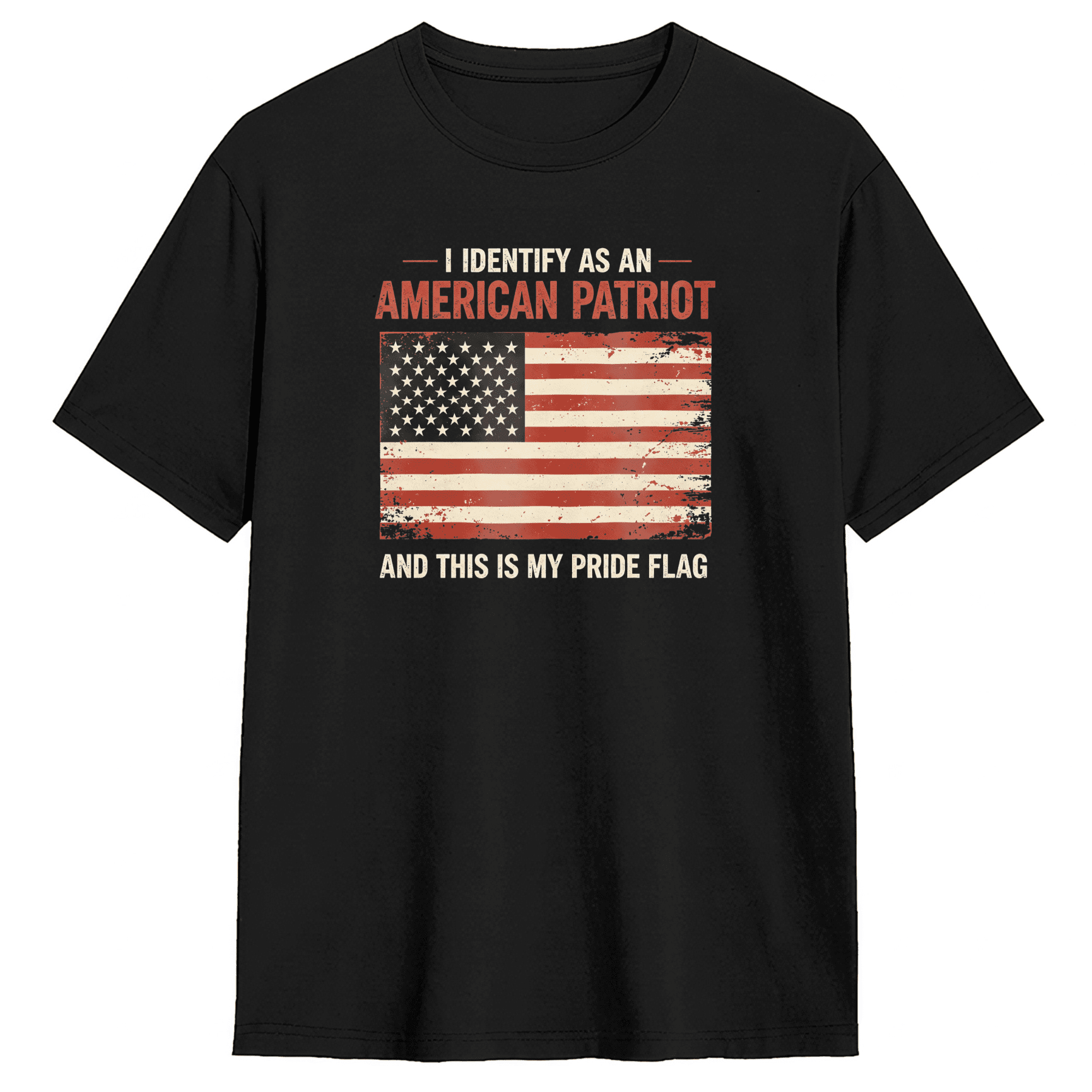 American Patriot Pride Flag Quote Retro Graphic Tee for Men and Women ...