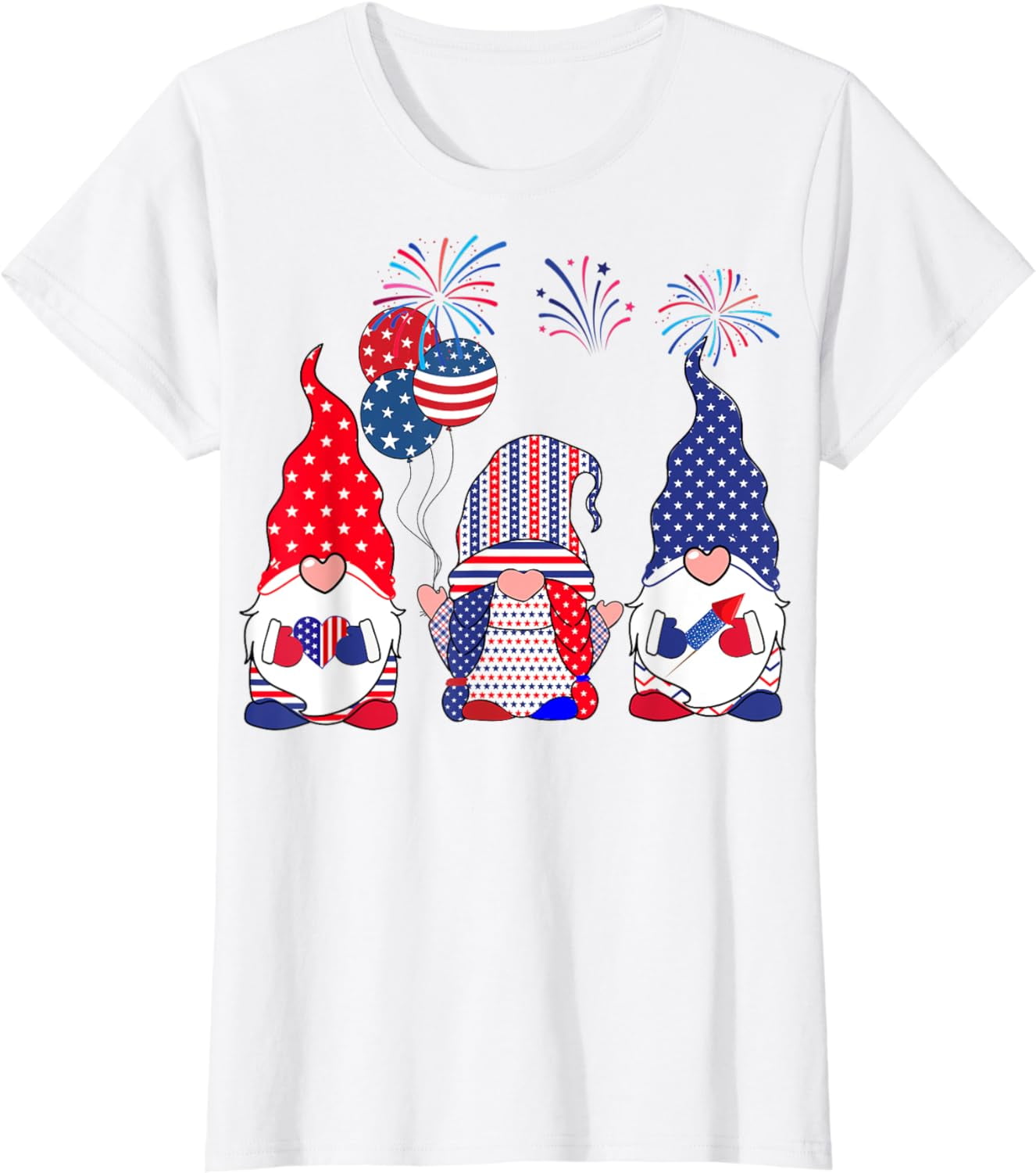 American Patriotic Gnomes USA Independence Day 4th Of July T-Shirt ...
