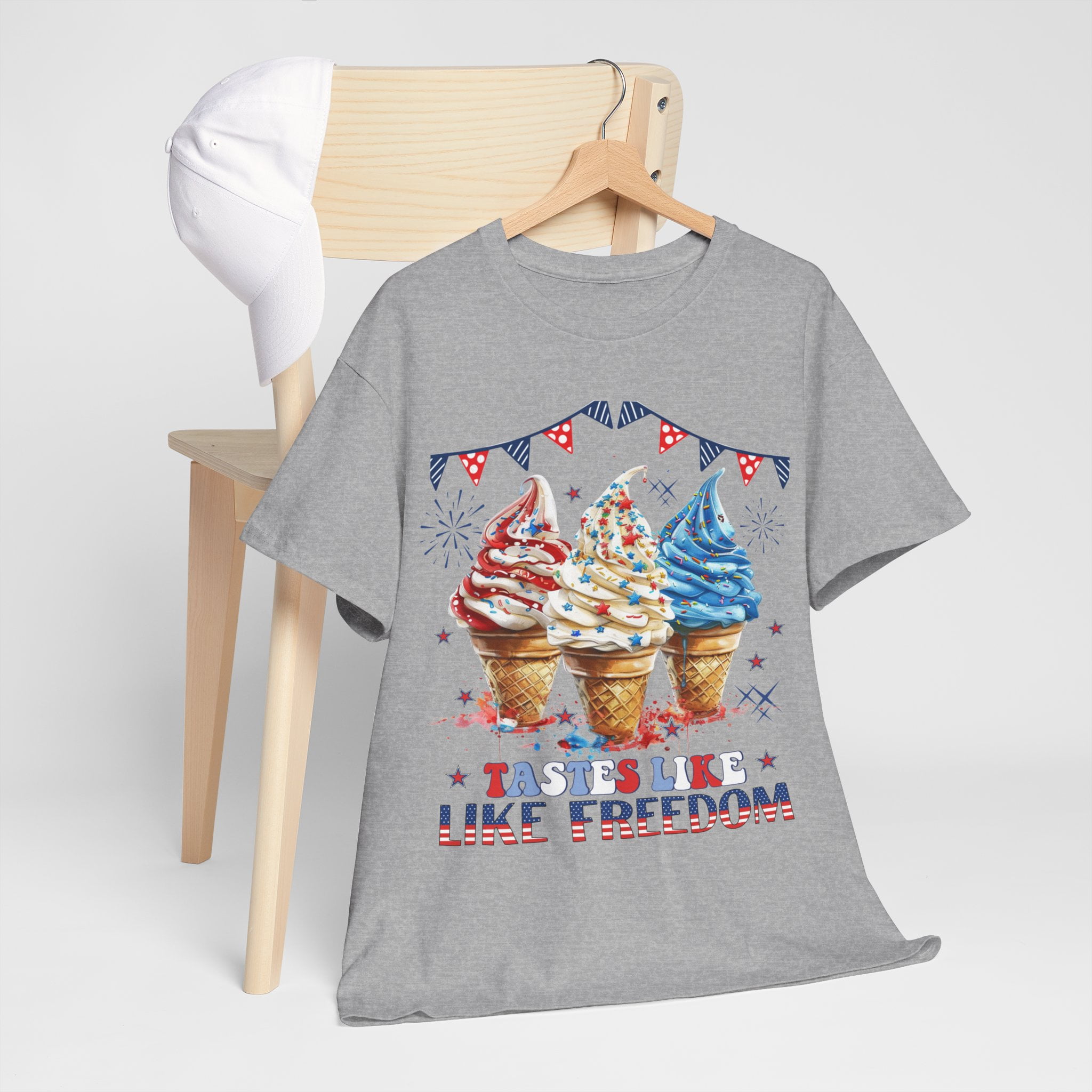 American Patriotic Icecream USA Independence Day 4th July Shirt ID0506 ...
