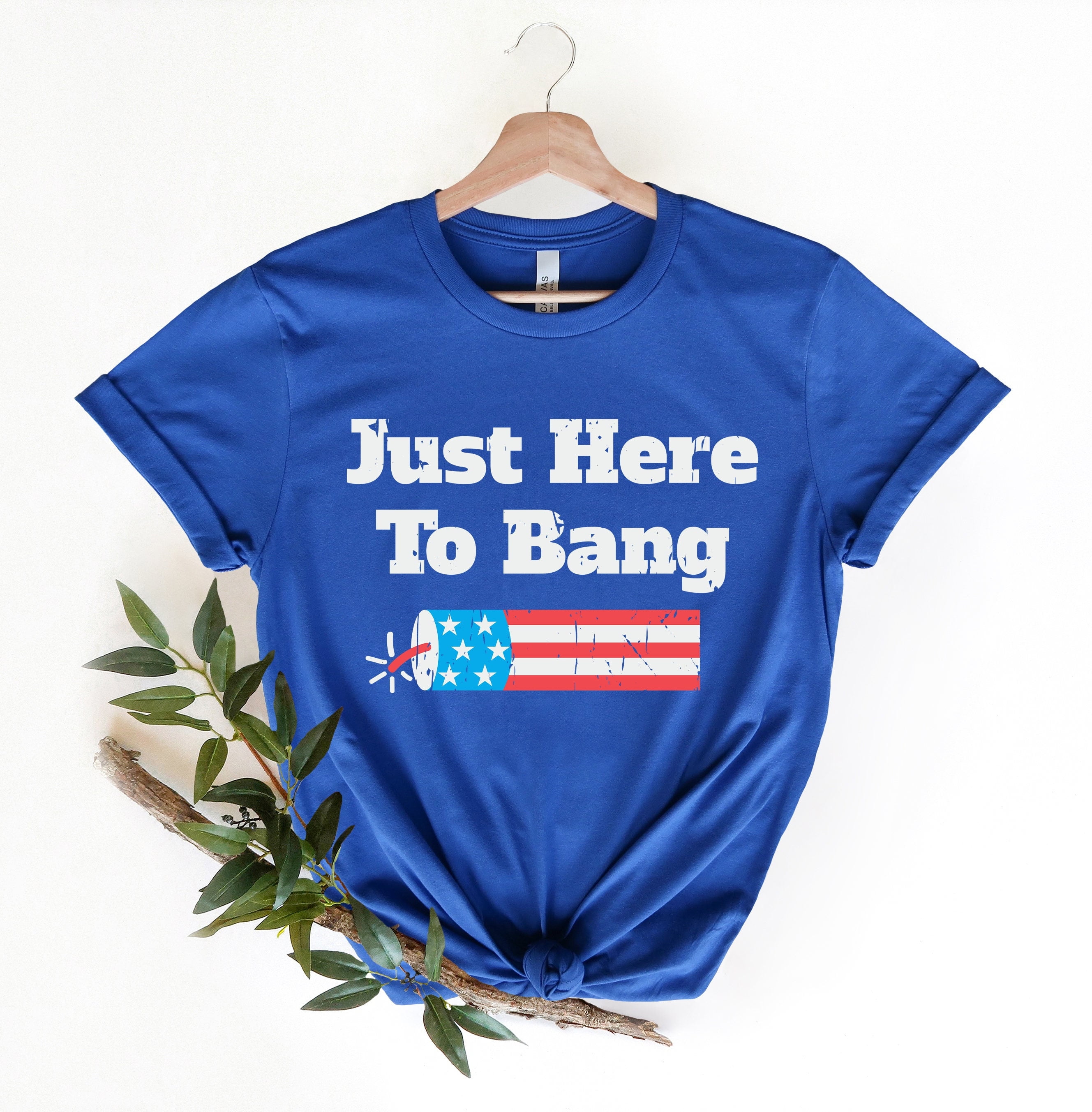 American Patriotic Party T-Shirt, Just Here To Bang T Shirt, Cute ...
