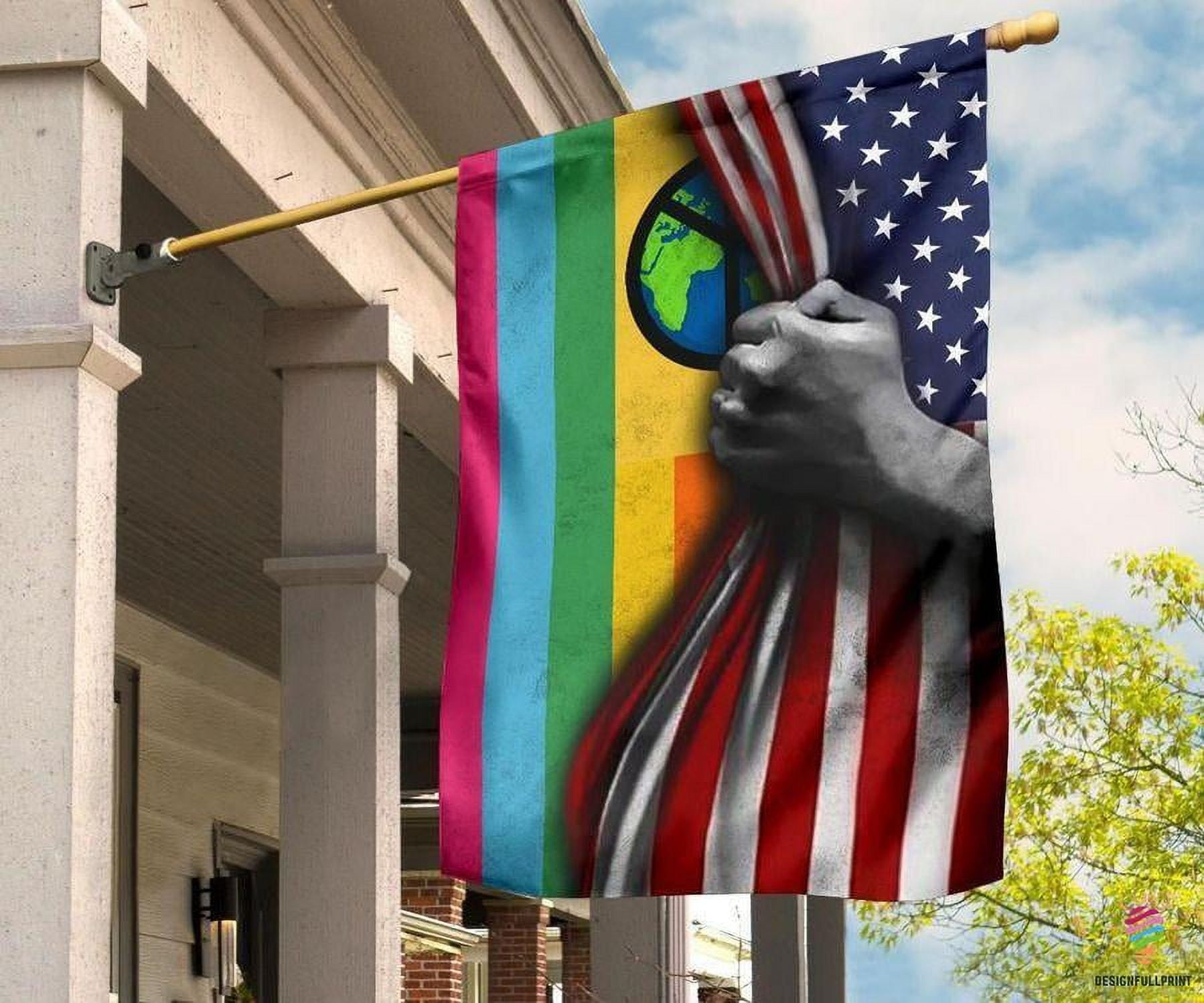 American Peace Sign Flag Peace Flag USA3 - Walmart.com