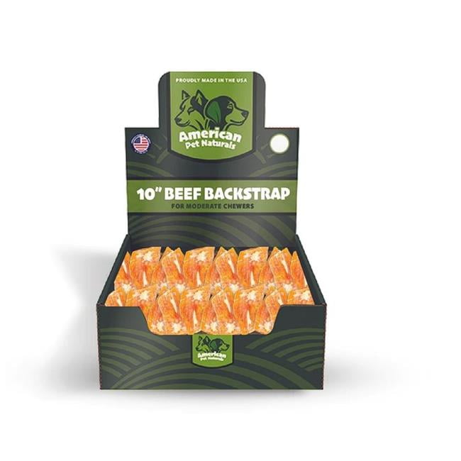 American Pet Naturals 5 in. Dog Treats - Grain Free Beef Backstrap - 50 ...