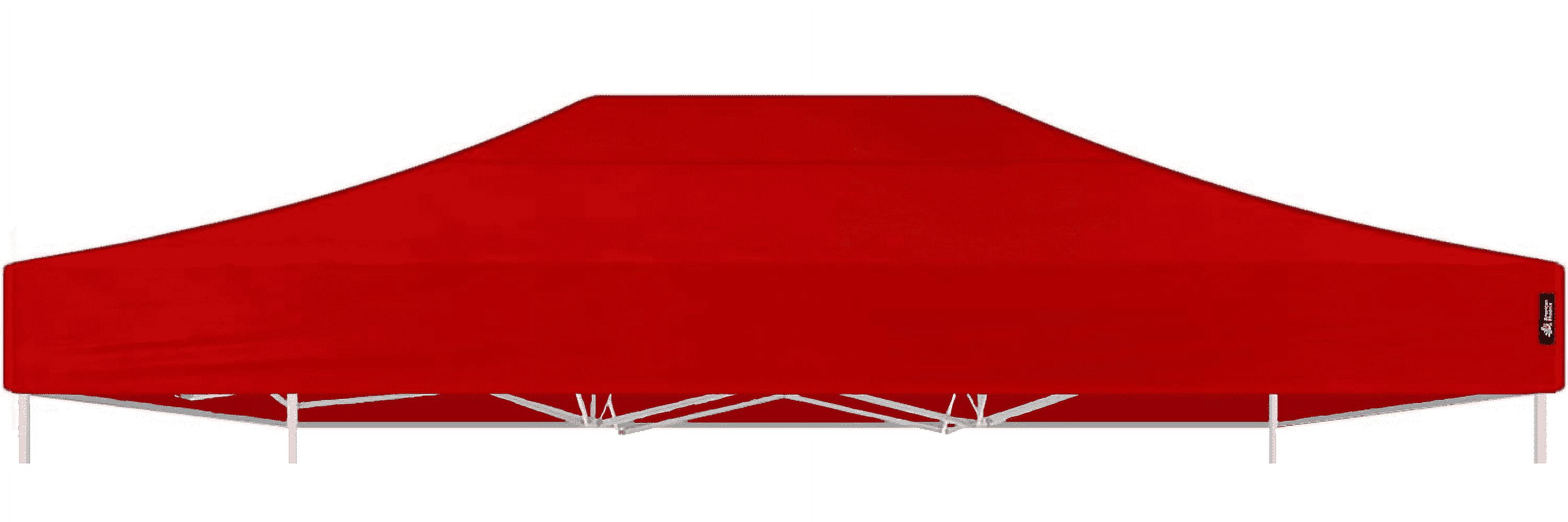 American Phoenix 10x15 ft Red Top Cover Replacement for Pop up Canopy ...