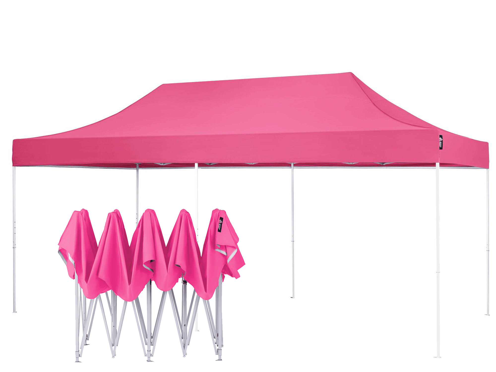 American Phoenix Heavy Duty 10x20 ft Pink Pop up Canopy, Waterproof ...