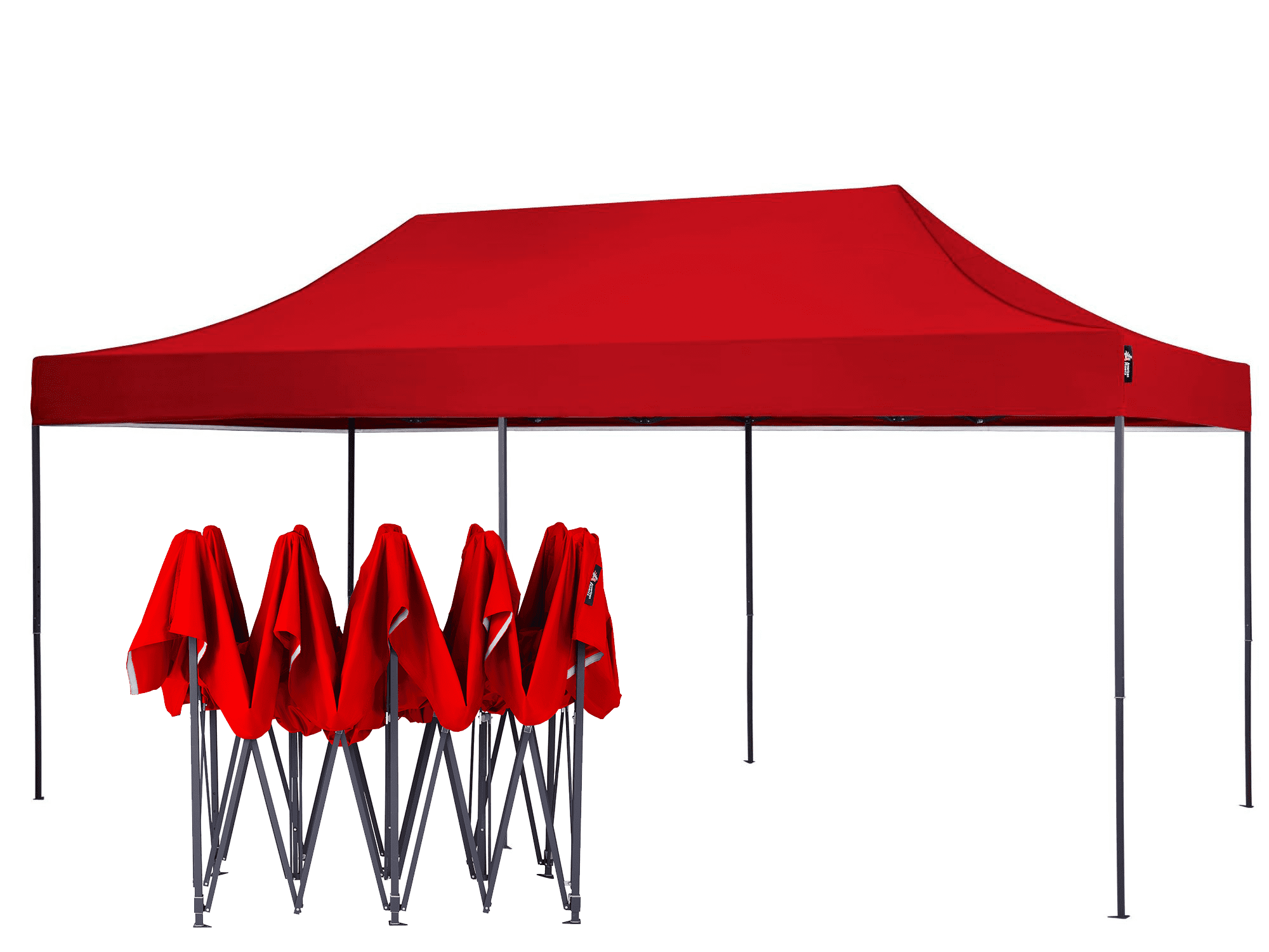American Phoenix 10x20 ft Red Pop up Canopy, Heavy Duty Outdoor Event ...