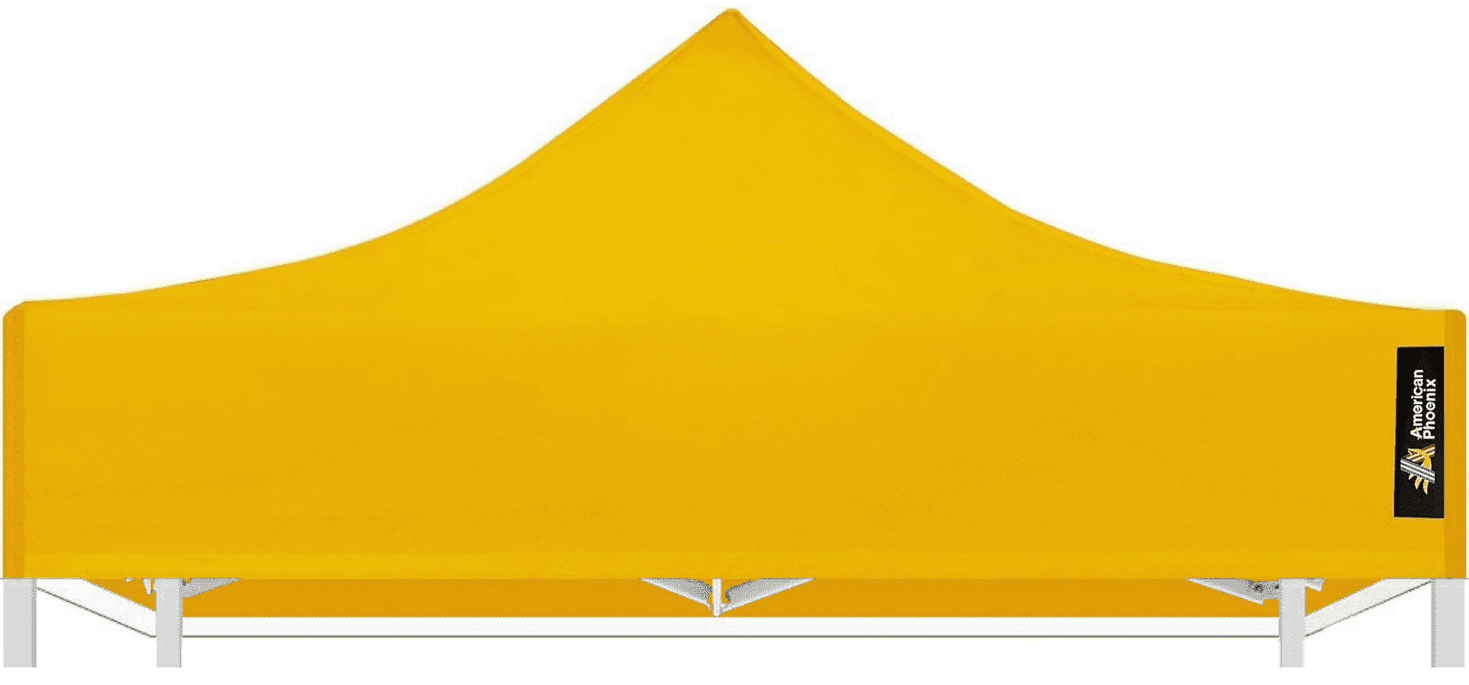 American Phoenix 5x5 ft Yellow Top Cover Replacement for Pop up Canopy ...