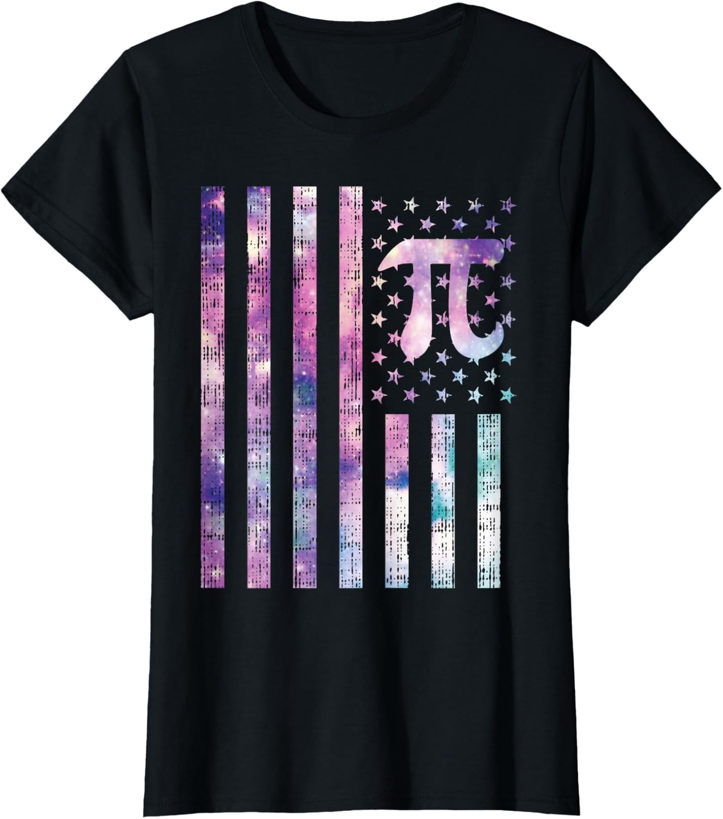 American Pi Flag Day Usa Math Teacher Ladies' Crewneck T-Shirt Unisex ...