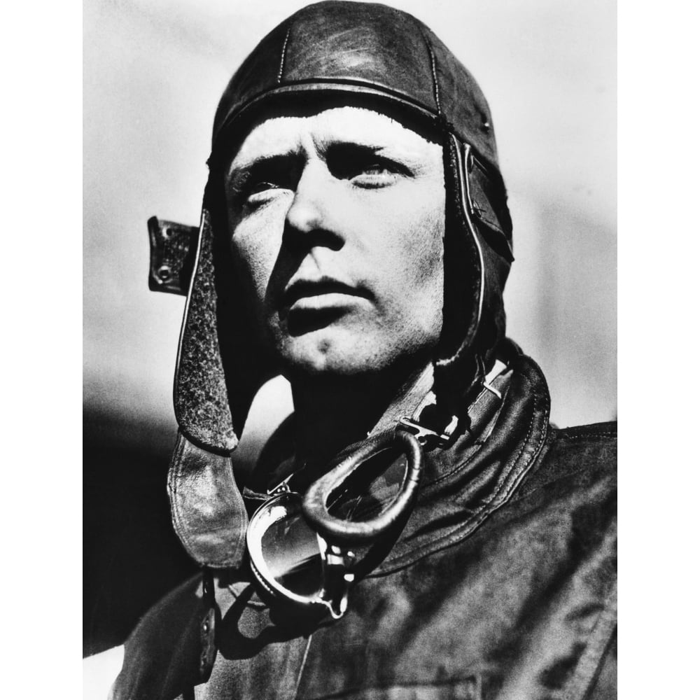 American Pilot Charles Lindbergh History (24 x 36) - Walmart.com