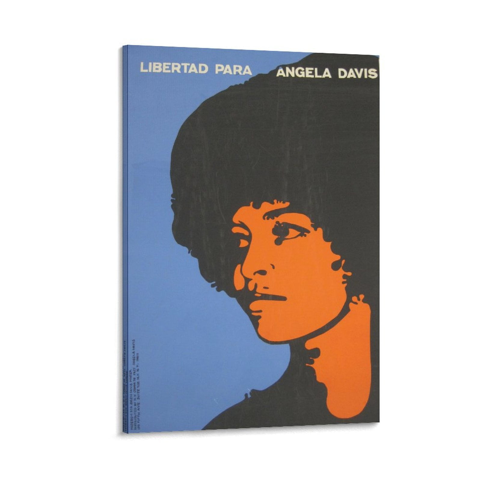 American Political Activist Angela Davis Celebrity Poster Posters Wall ...