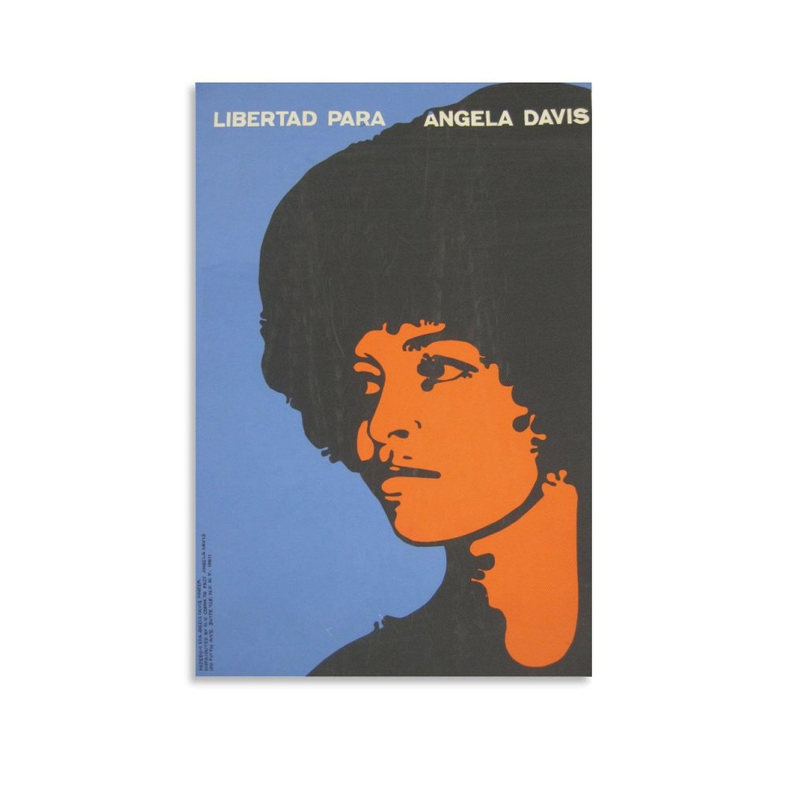 American Political Activist Angela Davis Celebrity Poster Room ...