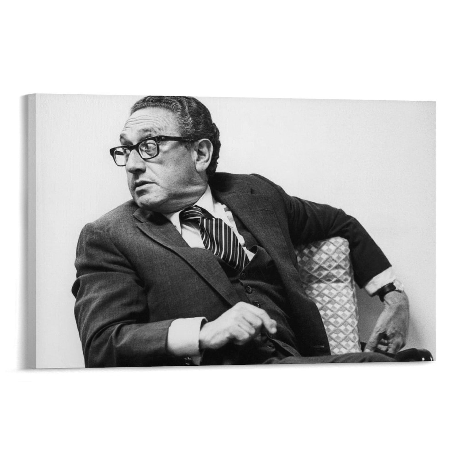 American Political Scientists Henry Kissinger Poster Canvas Art Poster ...