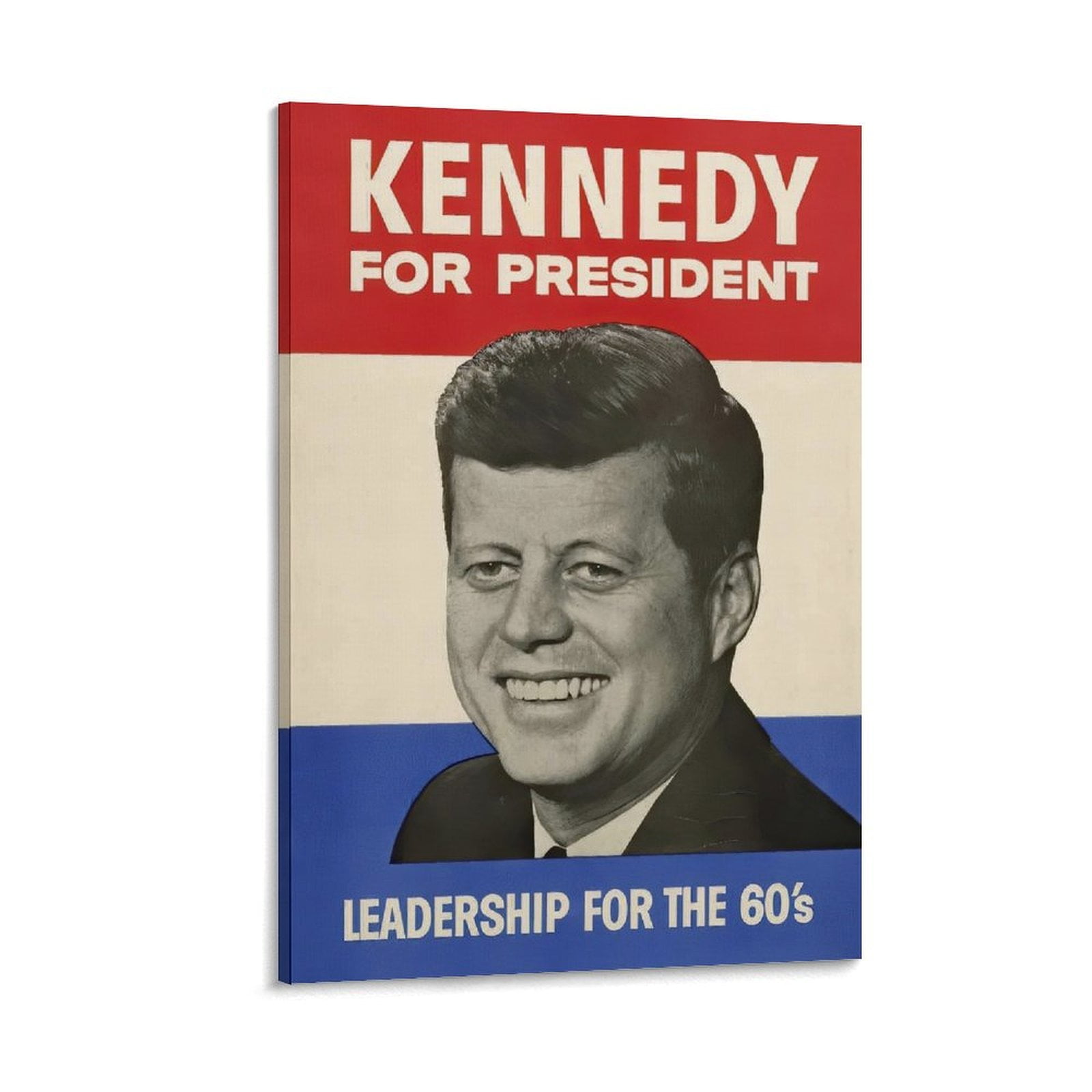 American Politician John F. Kennedy His Initials JFK Character Poster ...