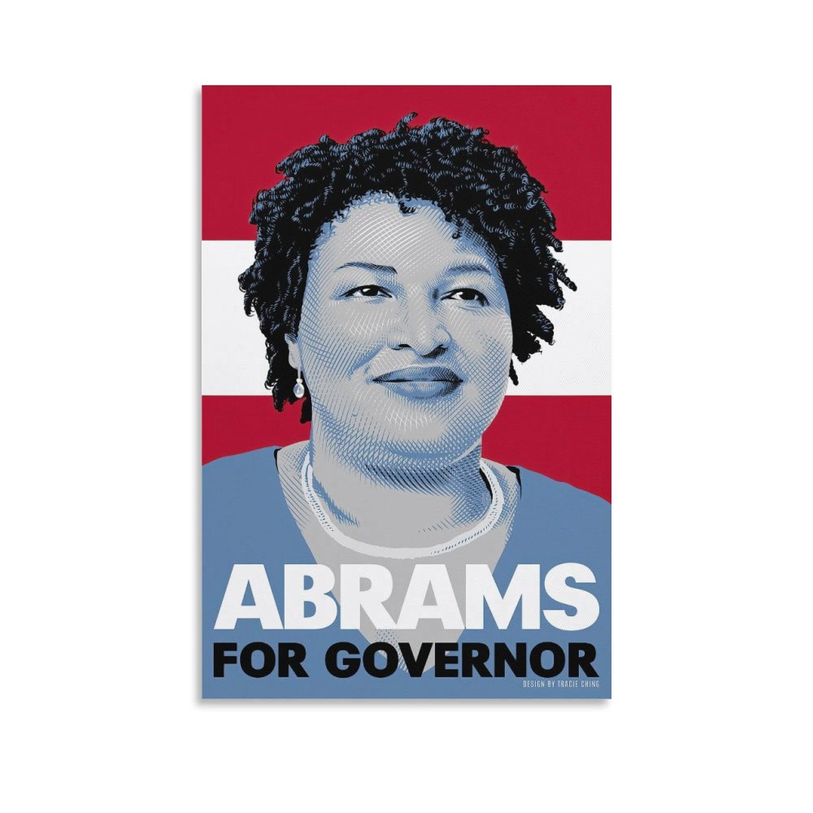 American Politician Lawyer Stacey Abrams Poster Artworks Canvas Poster ...