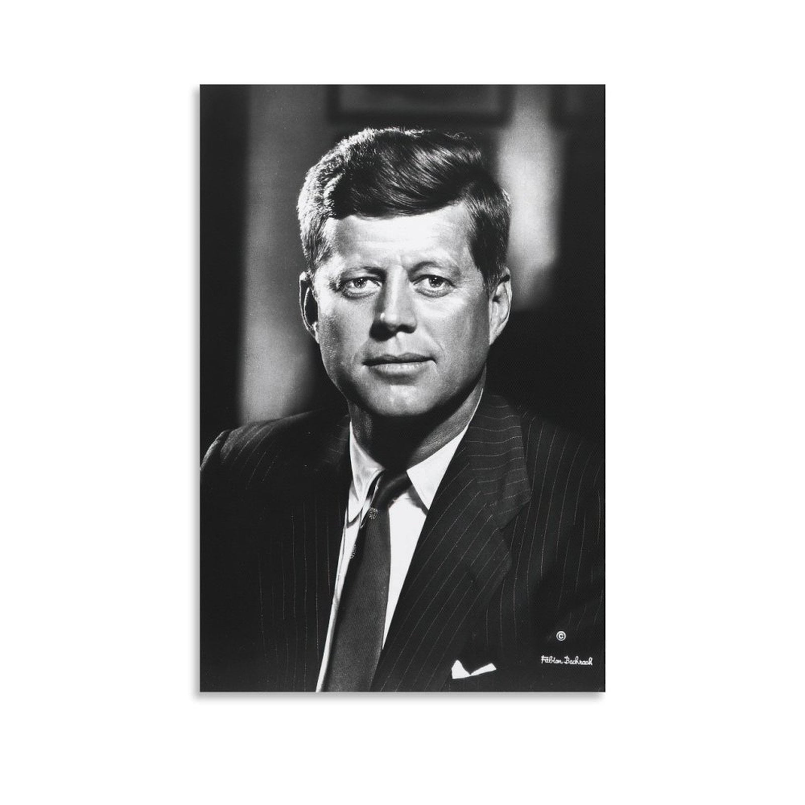 American Politicians John F. Kennedy Poster Picture Print Canvas Poster ...