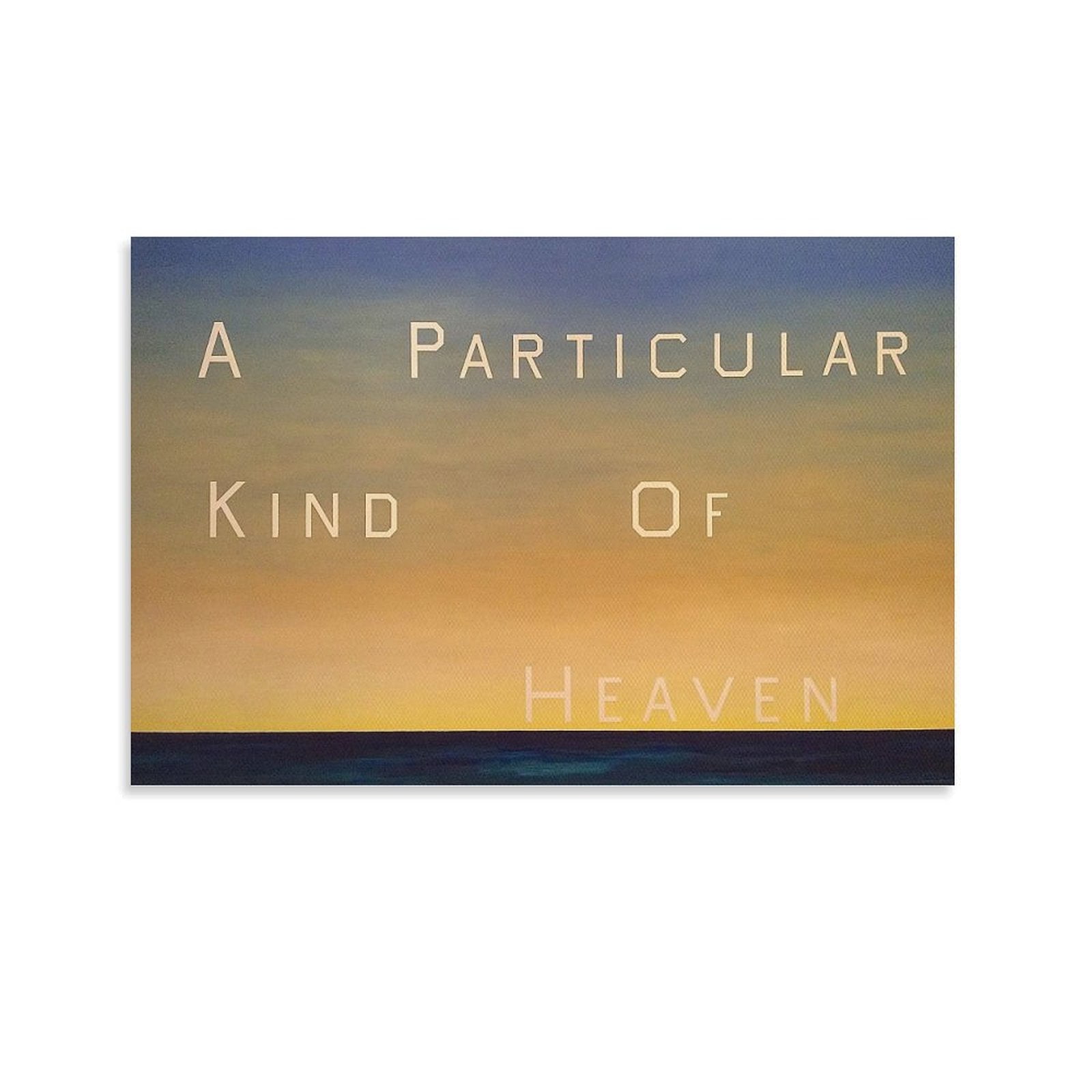 American Popist Artist Ed Ruscha《A Particular Kind of Heaven, 1983》Art ...