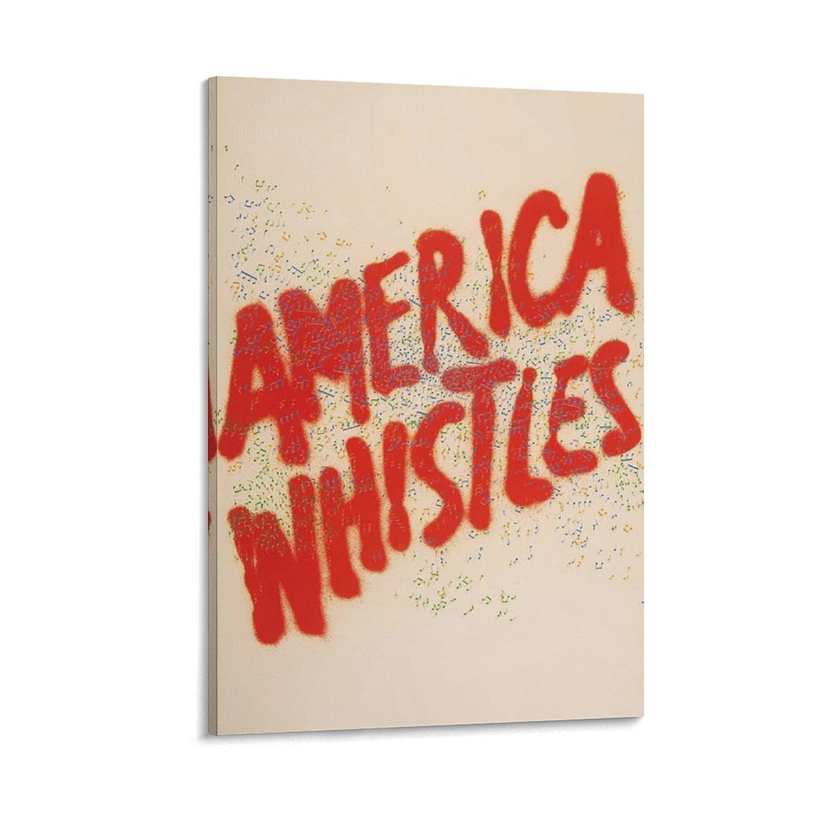 American Popist Artist Ed Ruscha《America Whistles, 1975》Art Abstract ...