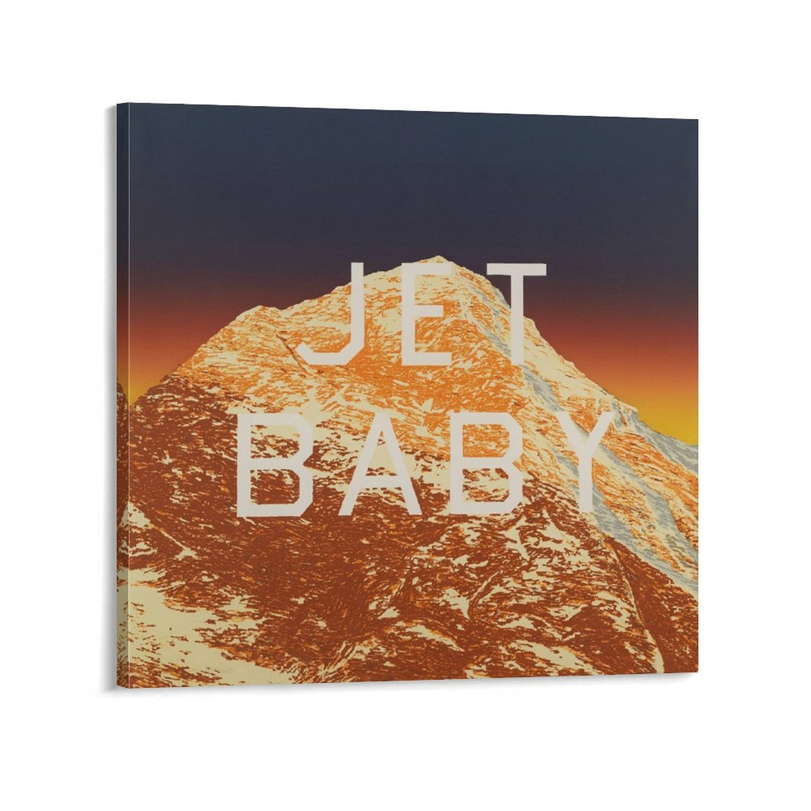 American Popist Artist Ed Ruscha，Jet Baby，Art Abstract Poster Canvas ...
