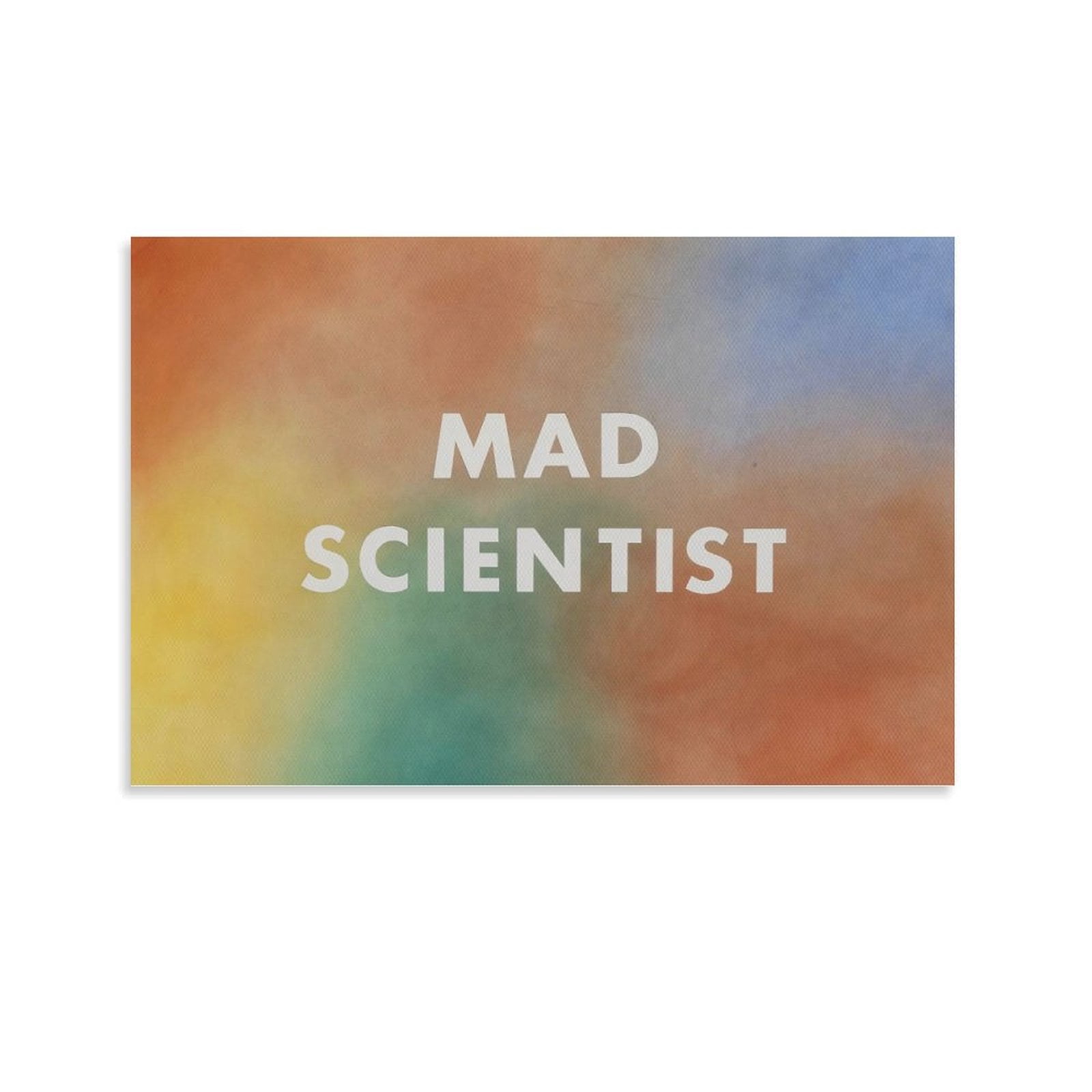 American Popist Artist Ed Ruscha，MAD SCIENTIST，Art Abstract Poster ...
