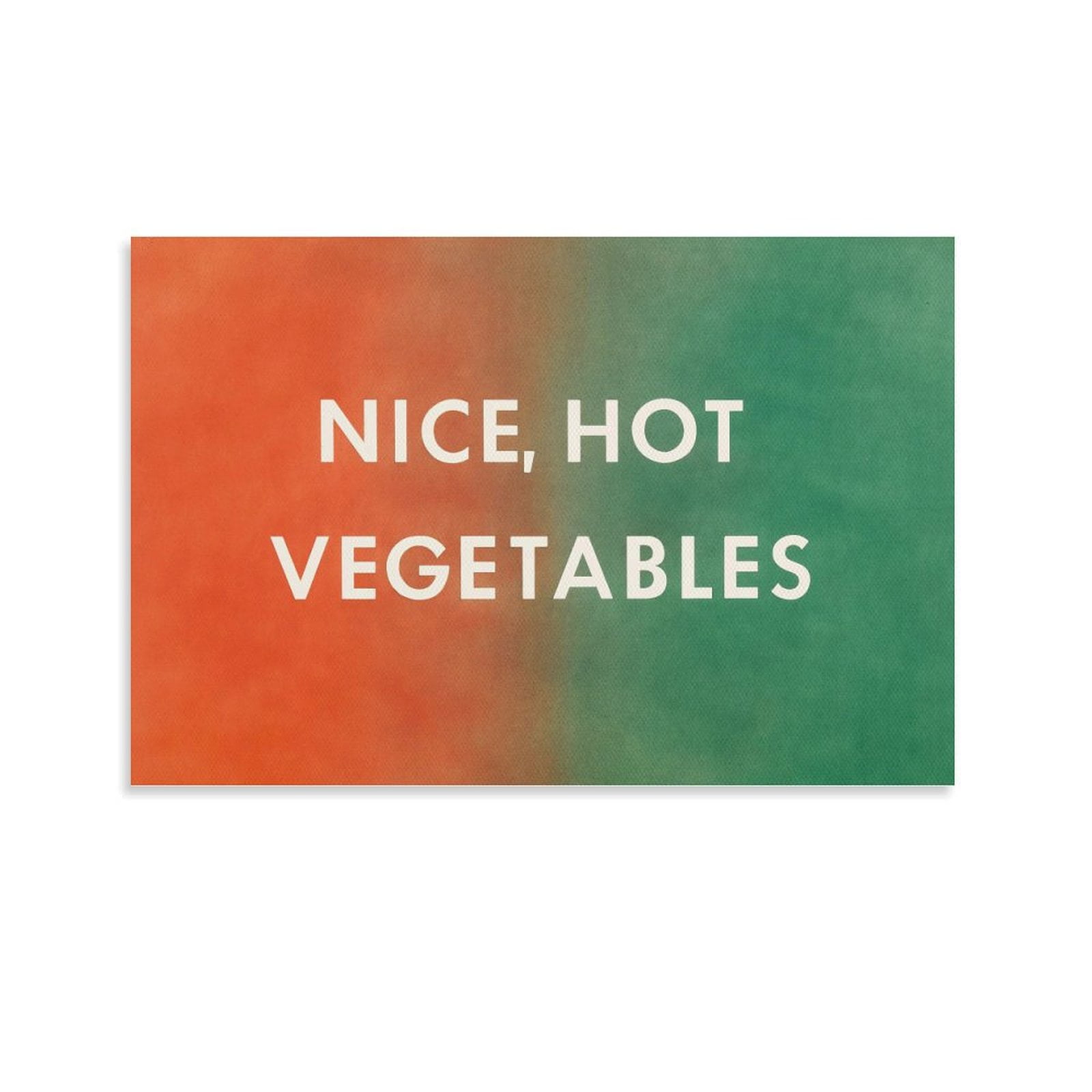 American Popist Artist Ed Ruscha，Nice Hot Vegetables，Art Abstract ...