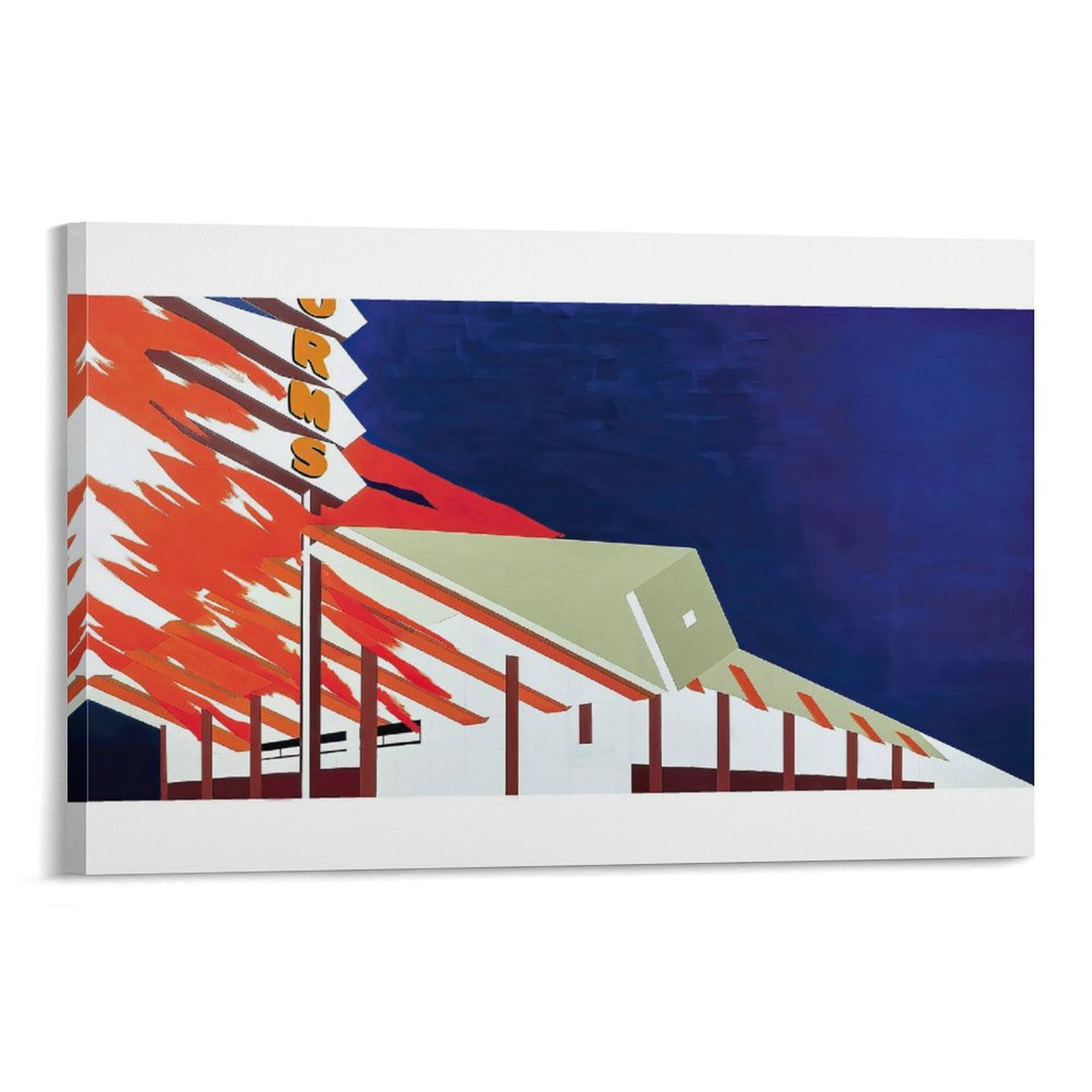 American Popist Artist Ed Ruscha，Norm's, La Cienega, On Fire，Art ...