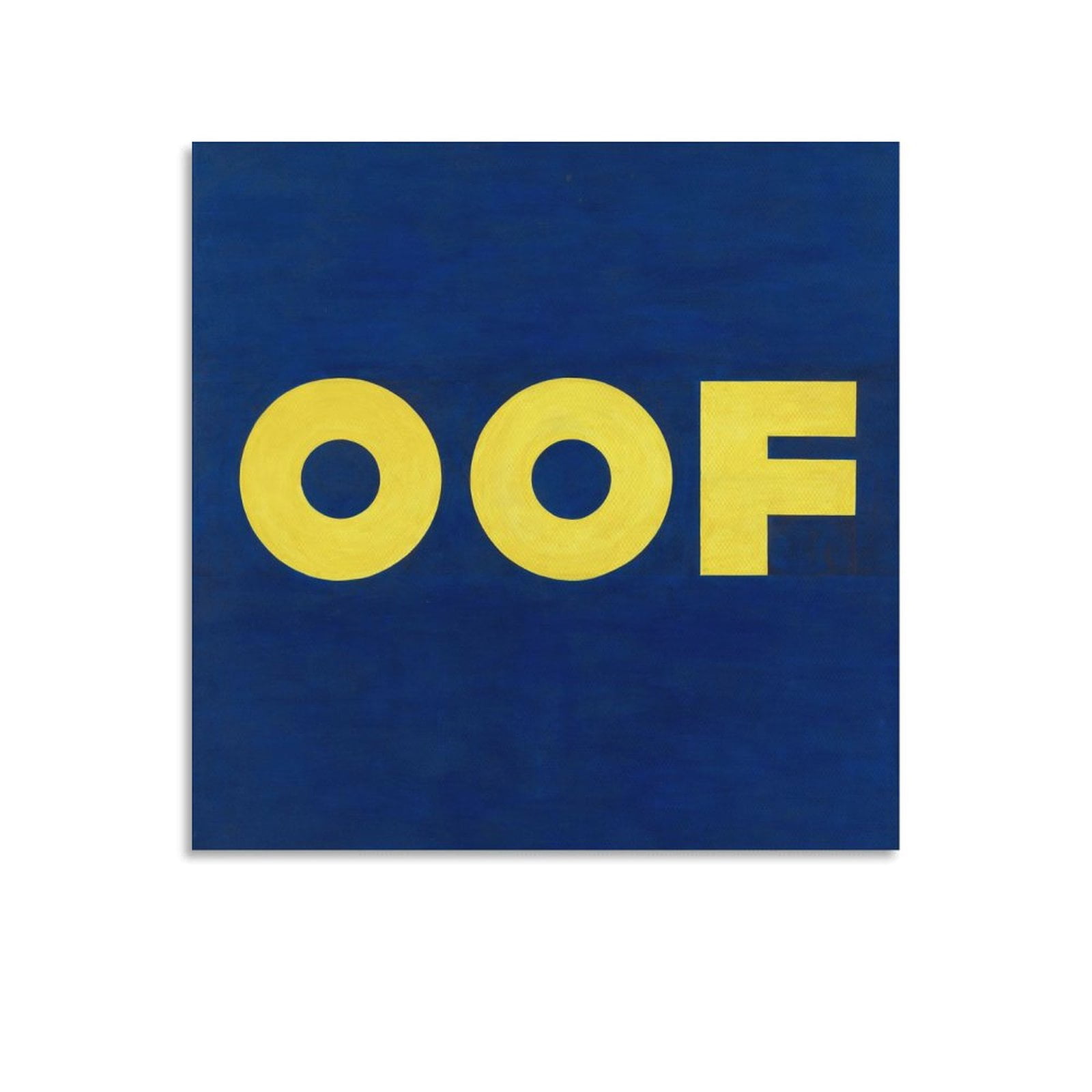 American Popist Artist Ed Ruscha，OOF. 1962，Art Abstract Poster Print ...