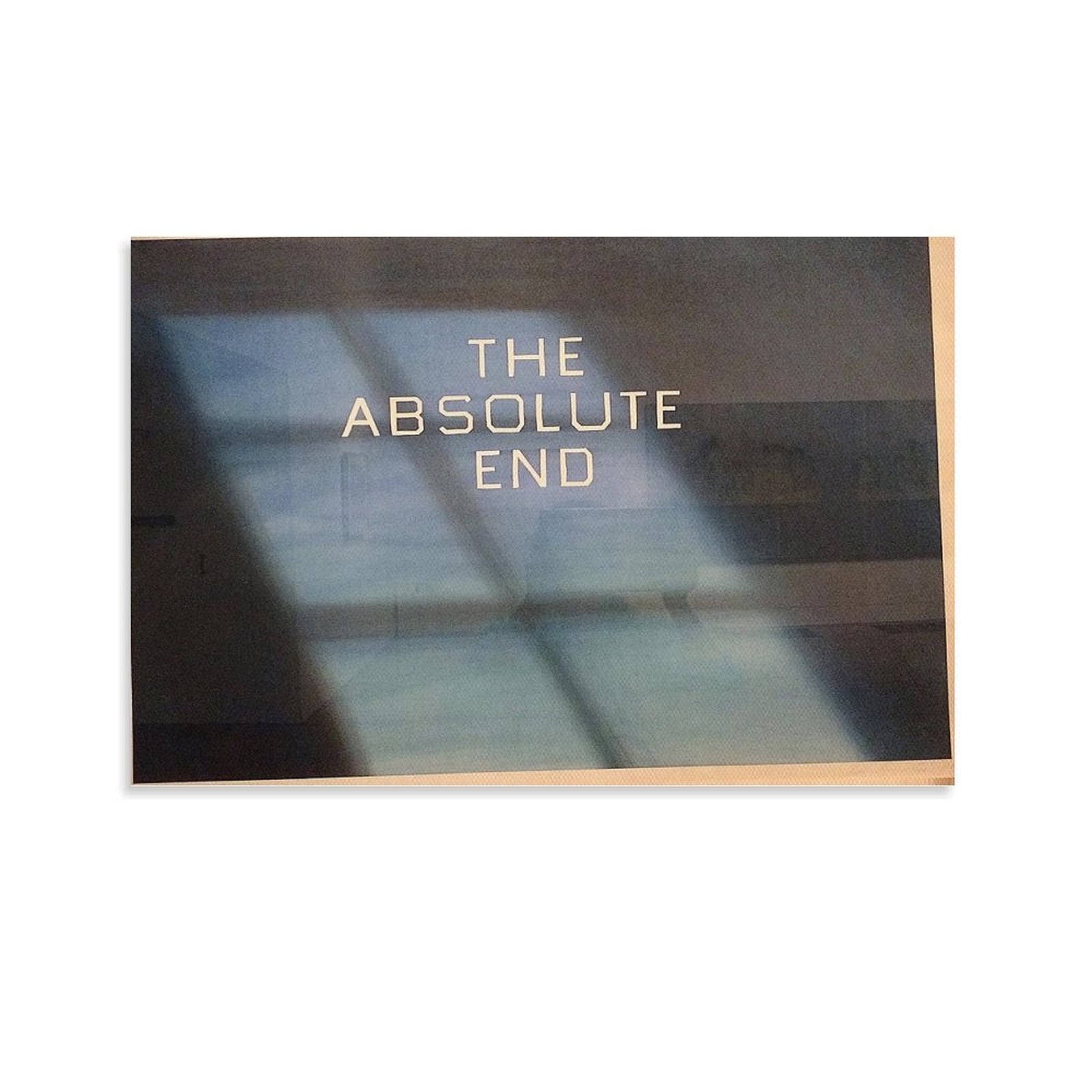 American Popist Artist Ed Ruscha《The Absolute End, 1982》Art Abstract ...