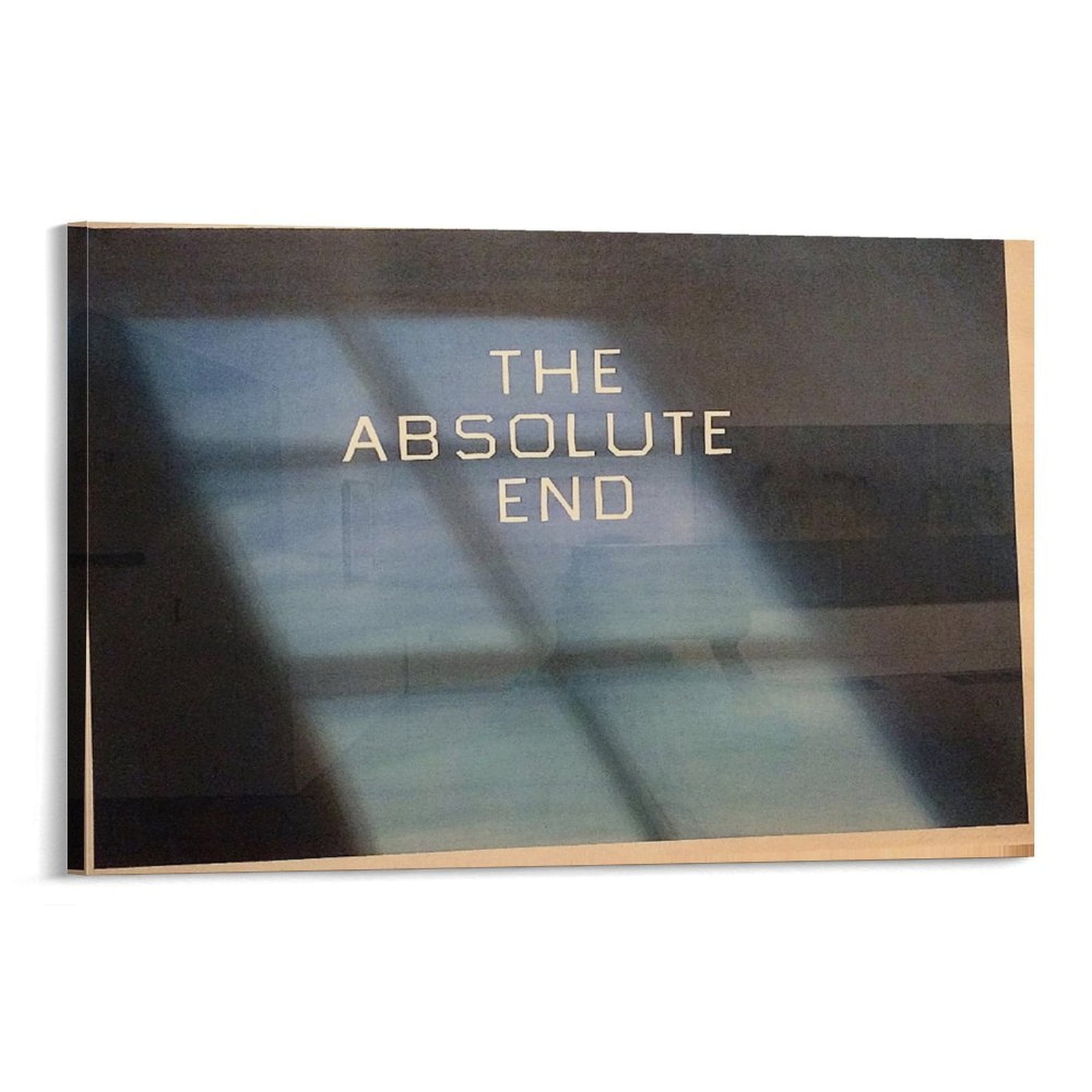 American Popist Artist Ed Ruscha《The Absolute End, 1982》Art Abstract ...