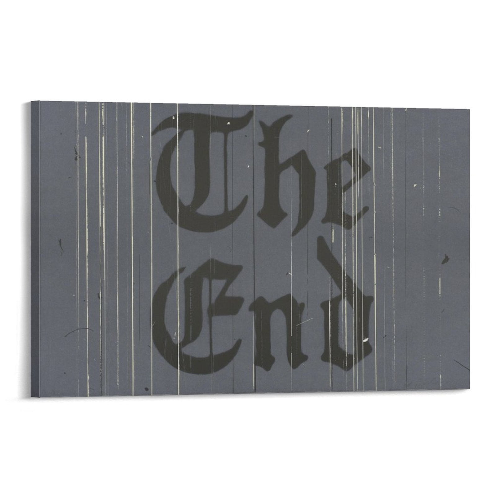 American Popist Artist Ed Ruscha，The End, 1991，Art Abstract Poster ...