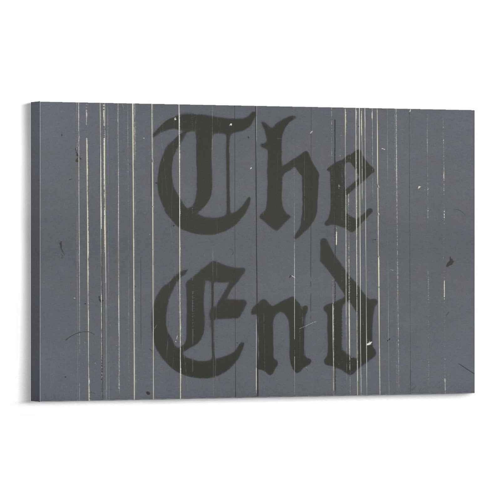 American Popist Artist Ed Ruscha，The End, 1991，Art Abstract Poster ...