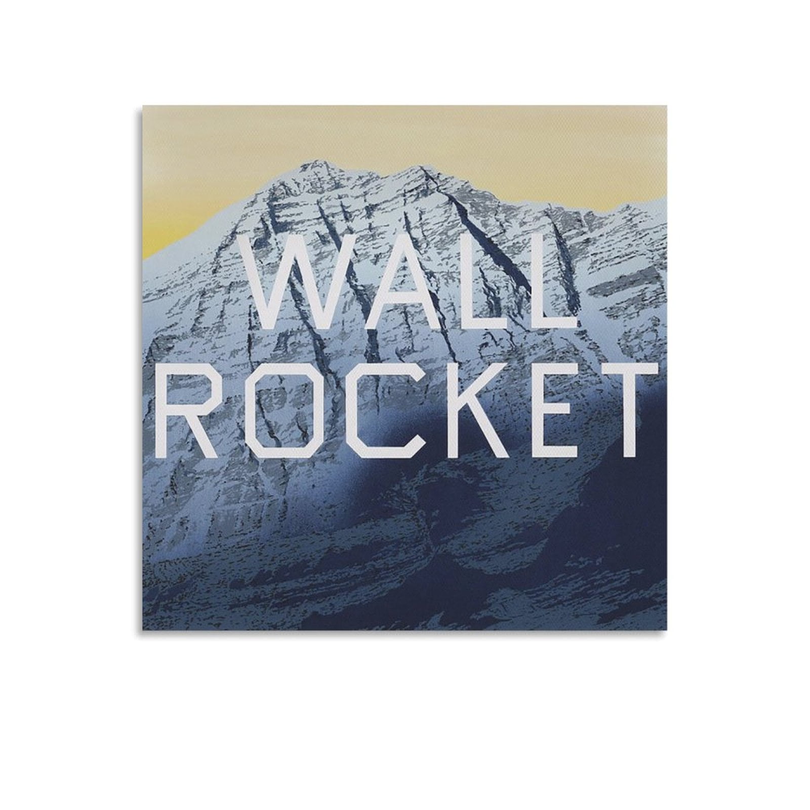 American Popist Artist Ed Ruscha《Wall Rocket, 2013》Art Abstract Poster ...