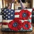 American Poppy Quilted Tote Bag GFTONT860 - Walmart.com