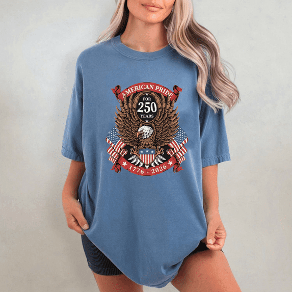 American Pride 250th Comfort Color Shirt - Walmart.com
