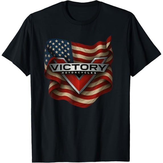 American Pride Motorcycles Victory USA T-Shirt- Classic Flag Day shirt ...