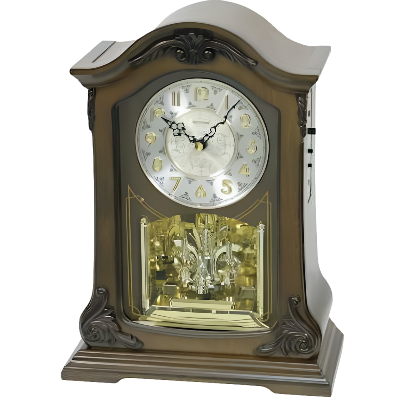 Rhythm Clocks American Pride Battery Operated Musical Mantel Clock with ...