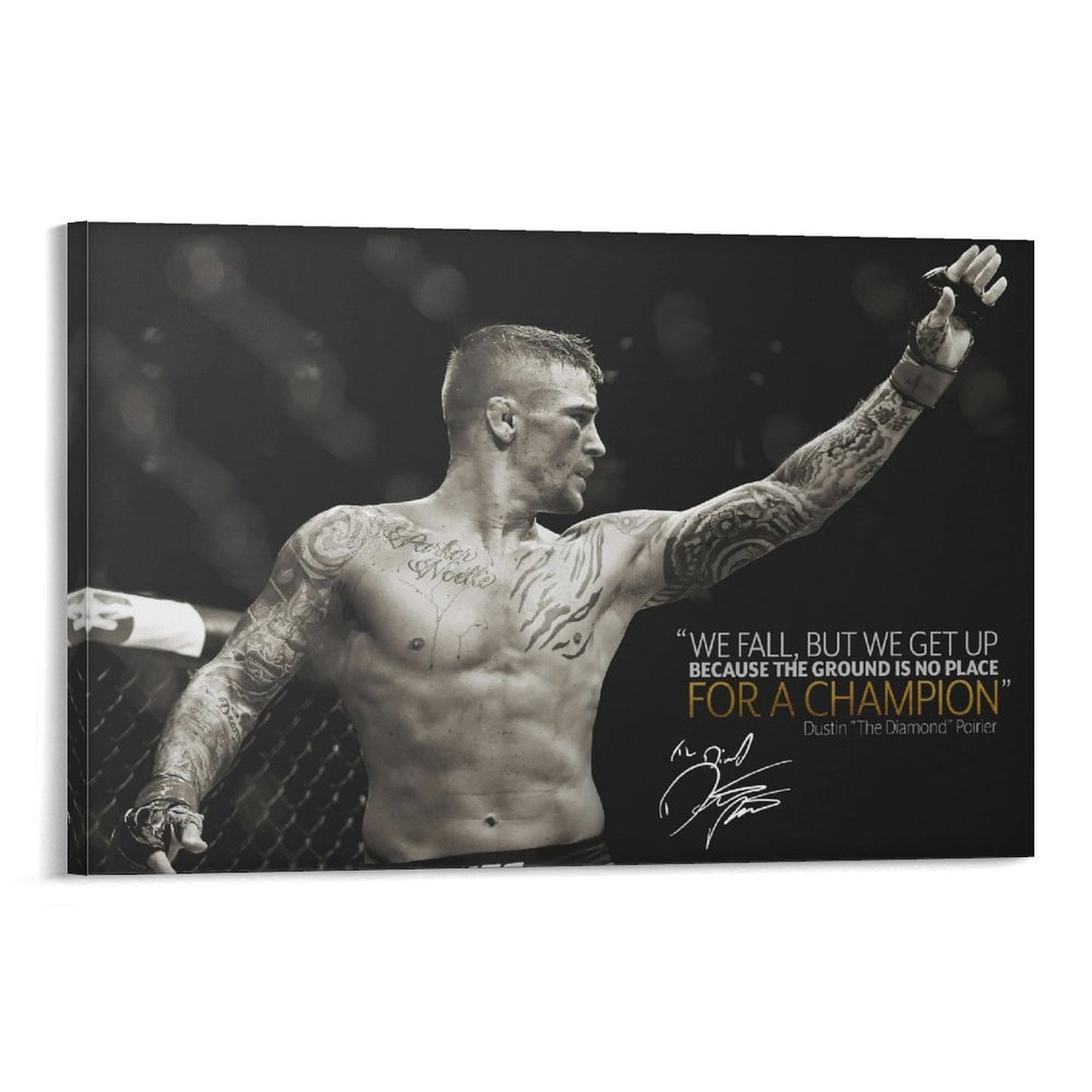 American Professional Mixed Martial Arts Athlete Dustin Poirier Poster ...