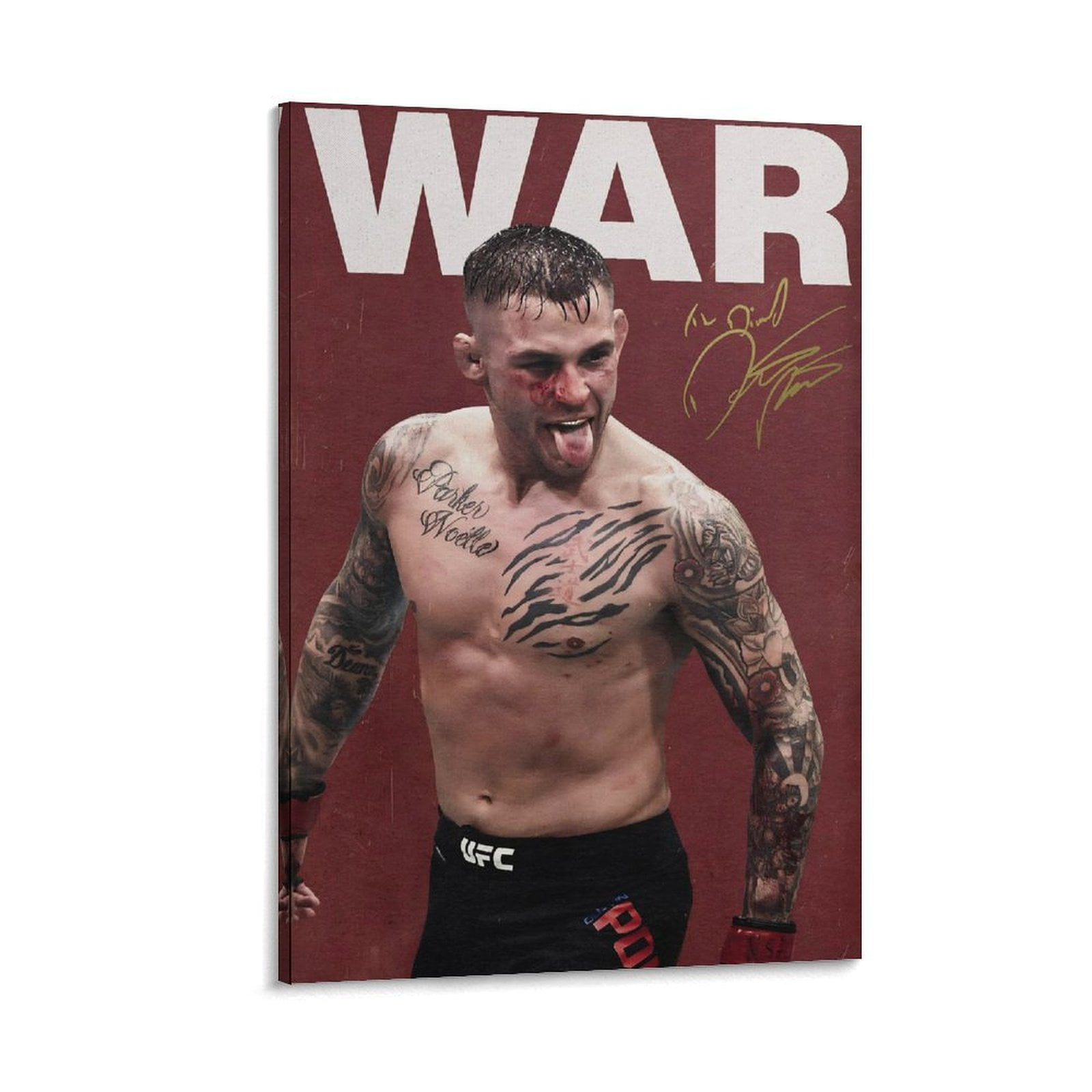 American Professional Mixed Martial Arts Athlete Dustin Poirier Poster ...